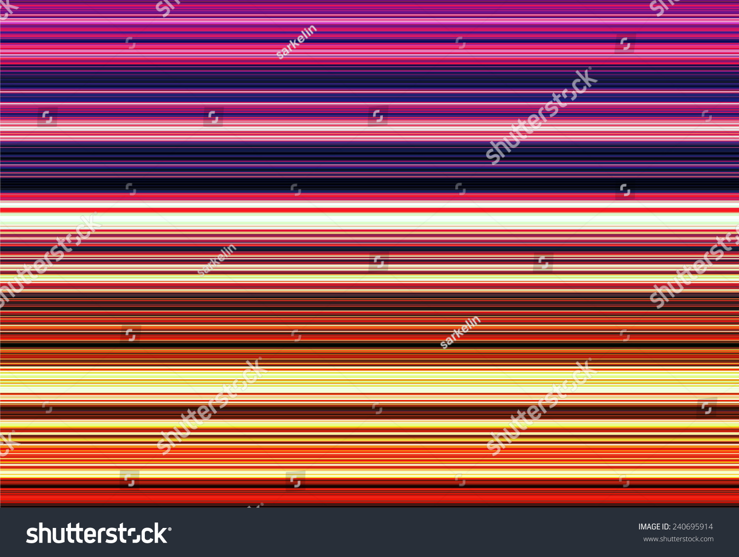 Horizontal Lines Diverse Colors Vector Background Stock Vector (Royalty ...