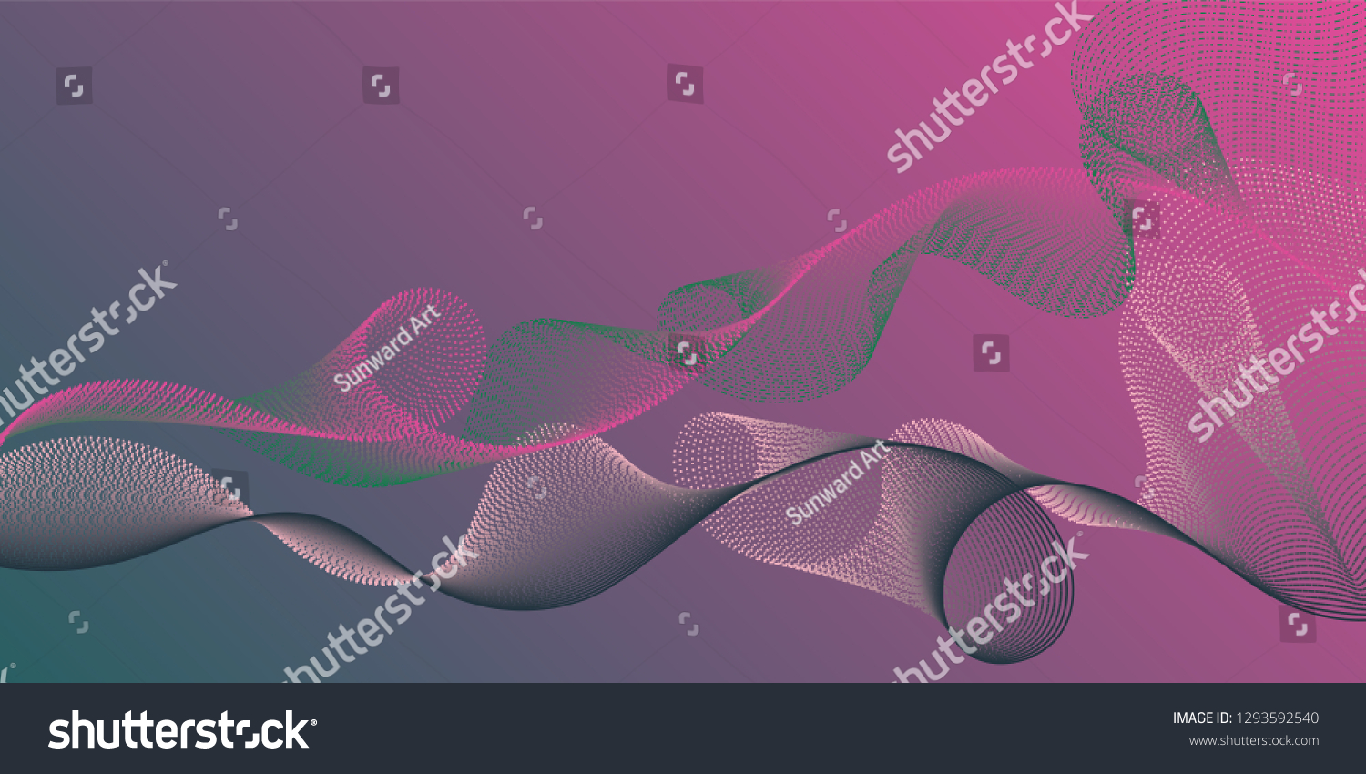 Horizontal Overlay Lines Movement Pattern Contemporary: vector de stock ...