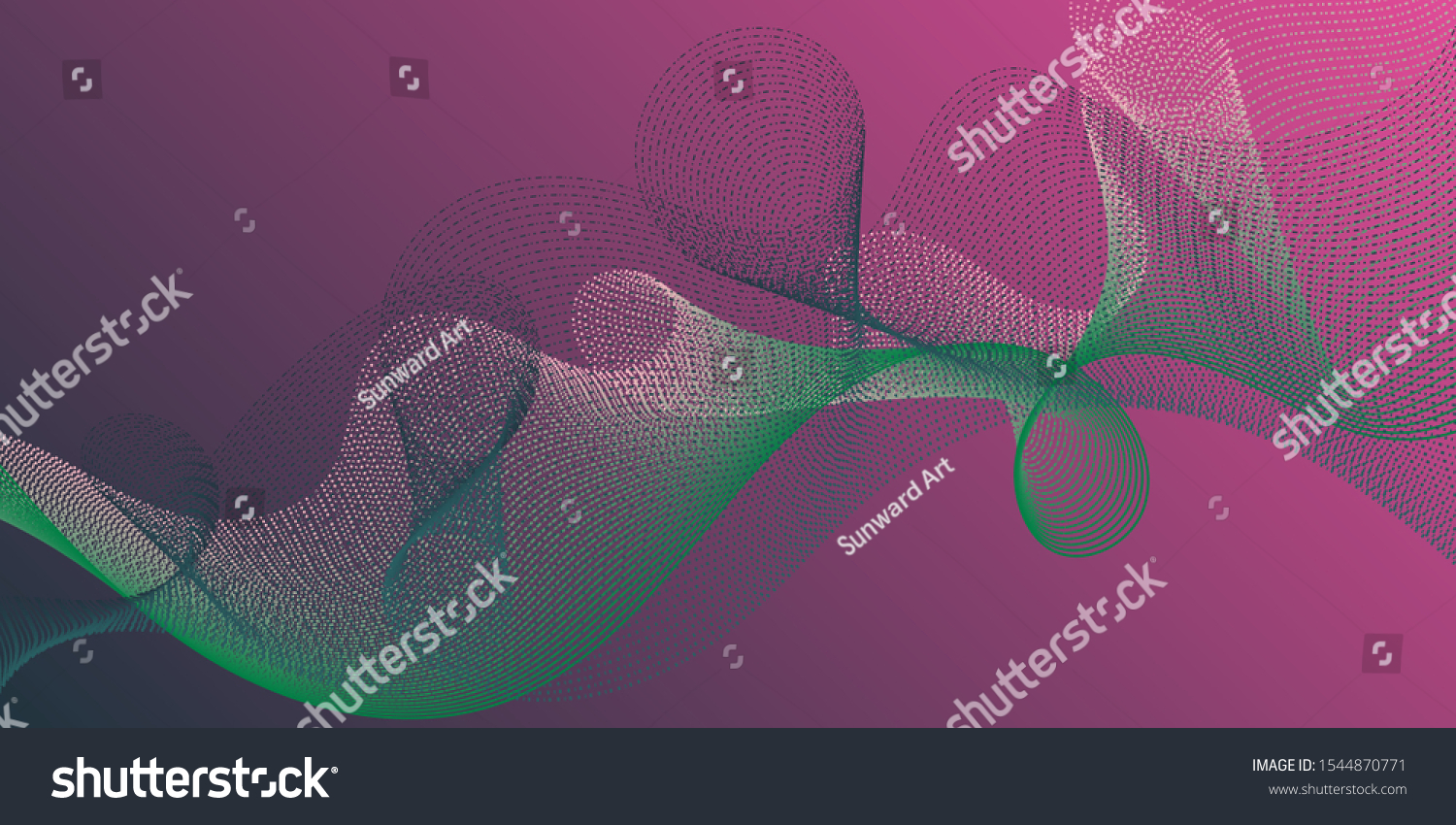 Horizontal Overlay Lines Movement Pattern Gradient Stock Vector ...