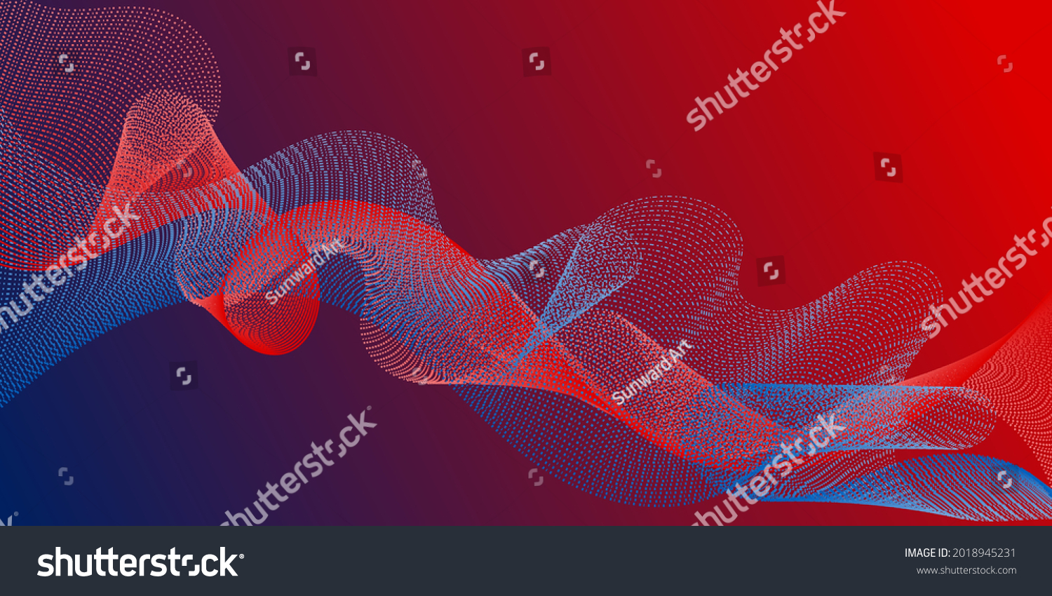 Horizontal Overlay Lines Movement Pattern Gradient Stock Vector ...