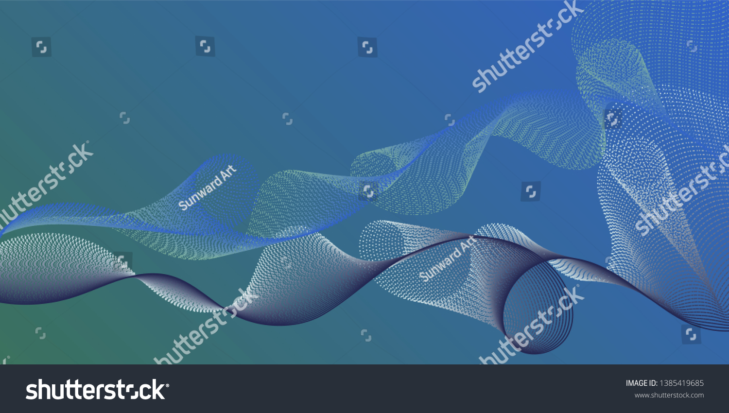 Horizontal Overlay Lines Movement Pattern Overlapping Stock Vector ...