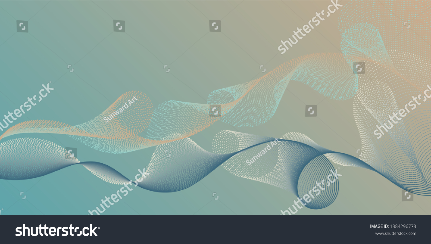 Horizontal Overlay Lines Movement Pattern Reticulated Stock Vector ...