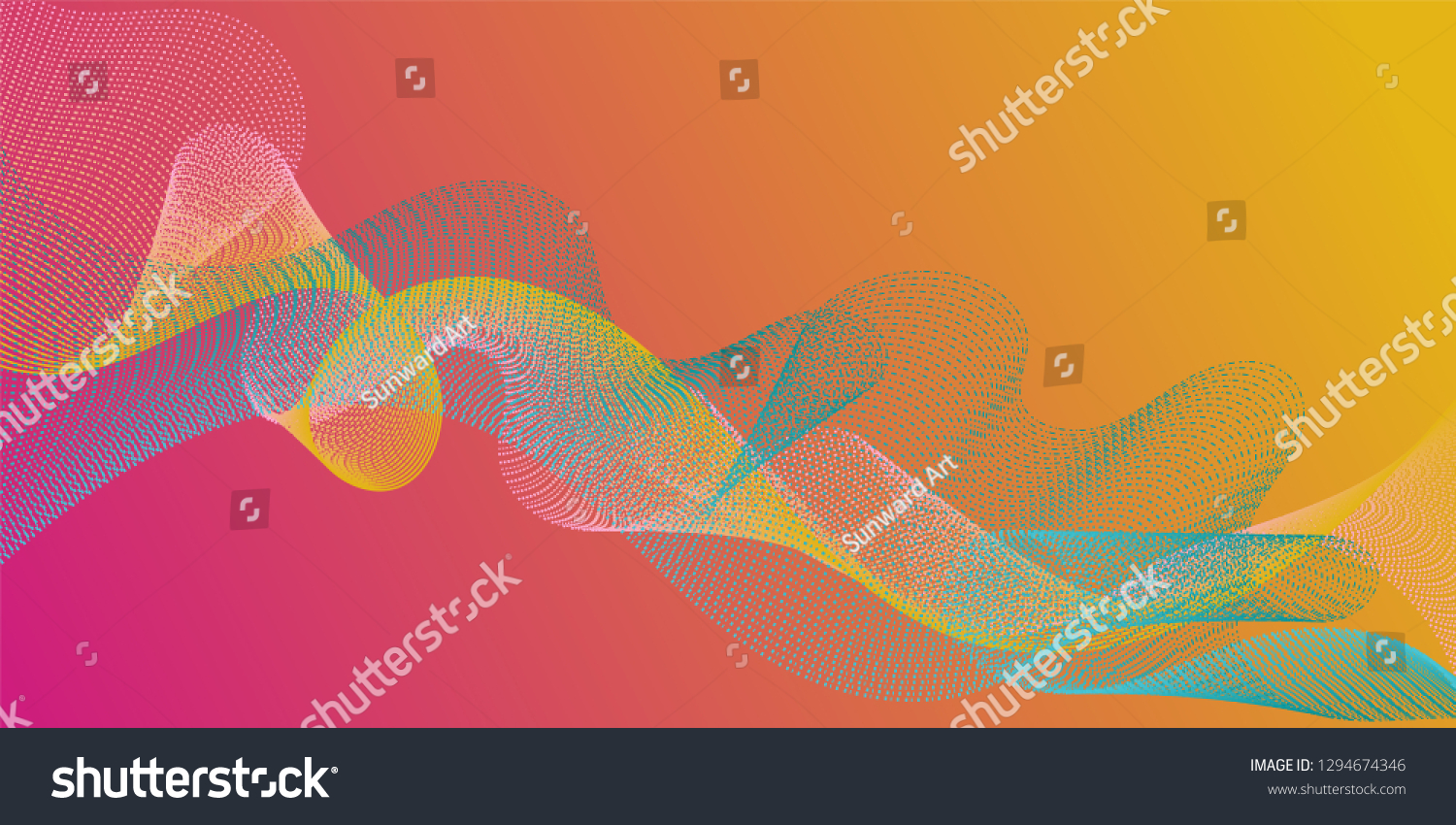 Horizontal Overlay Lines Movement Pattern Stylish Stock Vector (Royalty ...