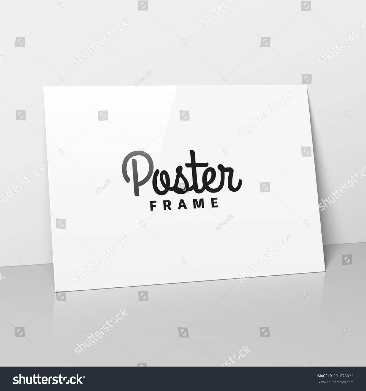 Horizontal Poster Presentation Template Standing On: เวกเตอร์สต็อก ...