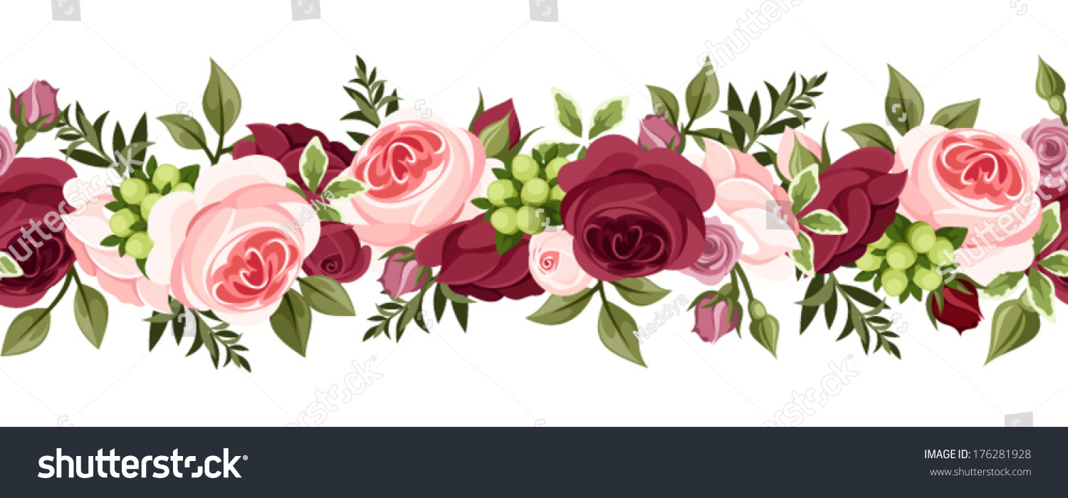 4,764 Wine colour flowers Stock Vectors, Images & Vector Art | Shutterstock