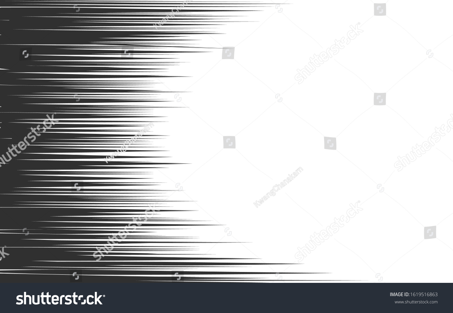 Horizontal Speed Lines On White Background: เวกเตอร์สต็อก (ปลอดค่า ...