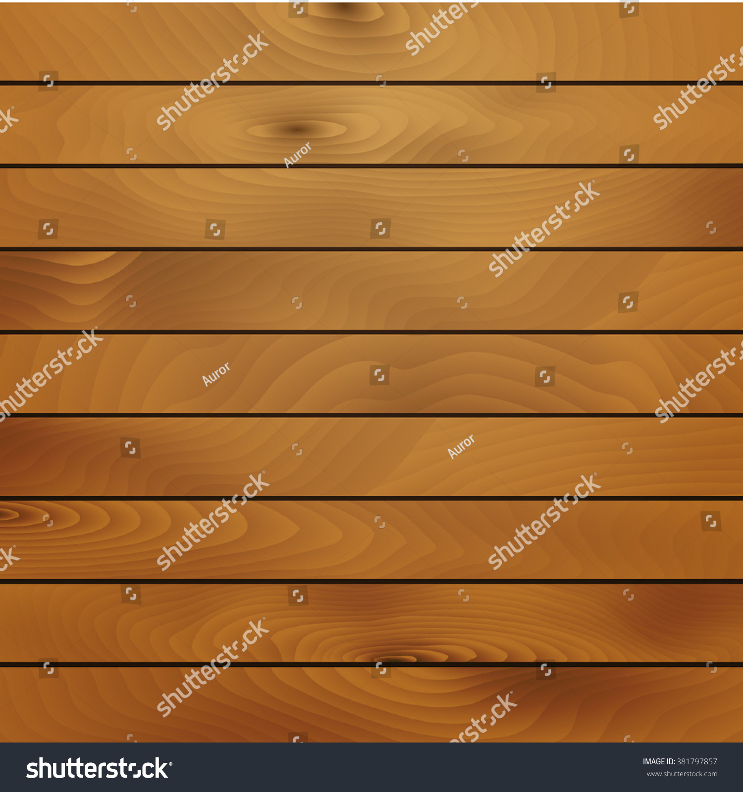 Horizontal Wooden Planks Vector Background Eps10 Stock Vector (Royalty ...
