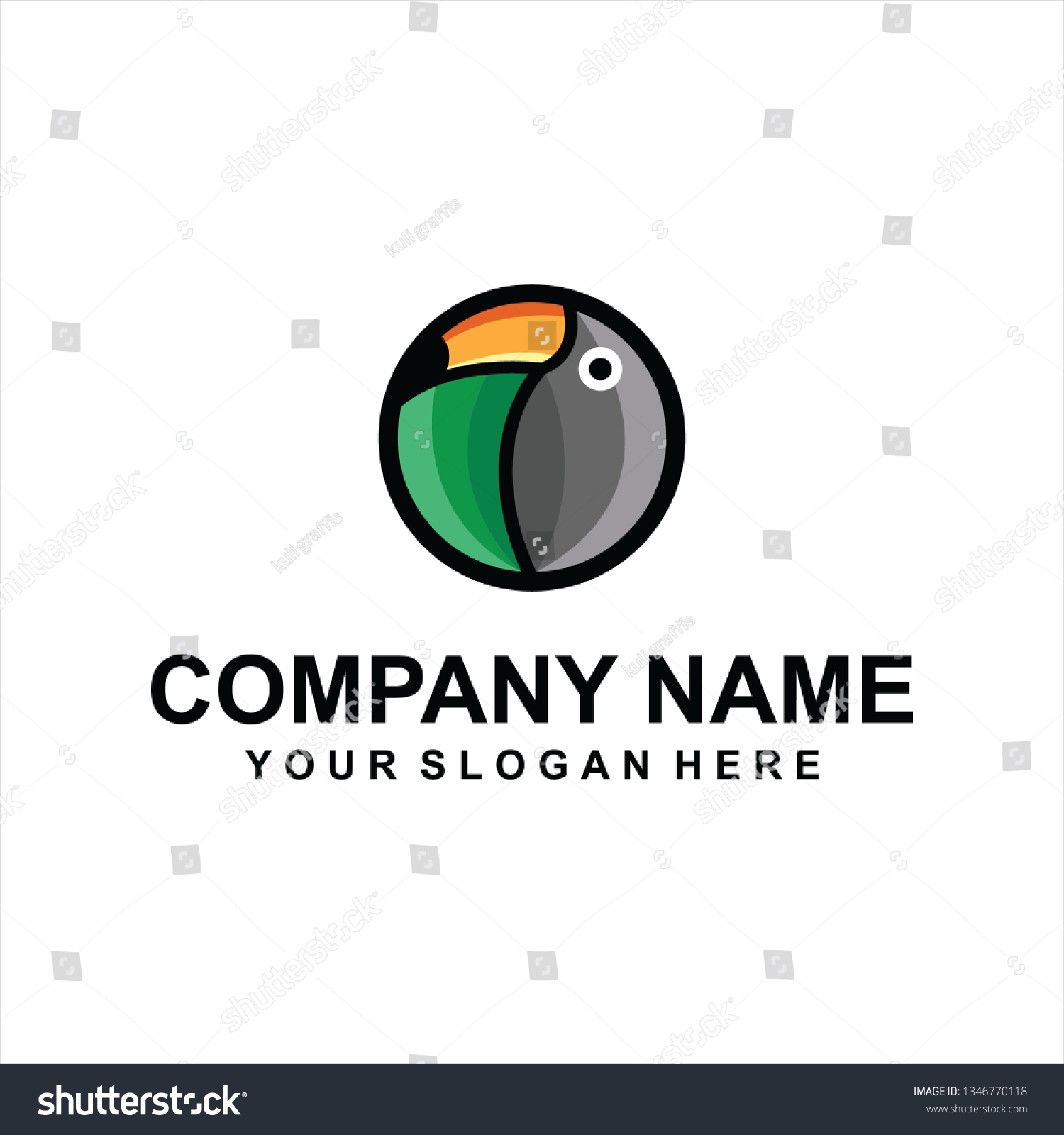 Hornbill Logo Vector Stock Vector (Royalty Free) 1346770118 | Shutterstock