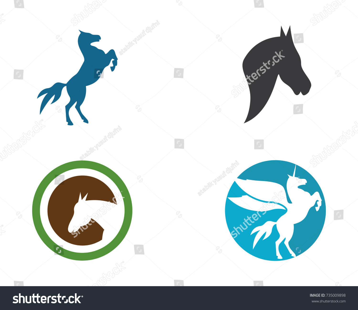 3,076 Thoroughbred logo Stock Vectors, Images & Vector Art | Shutterstock