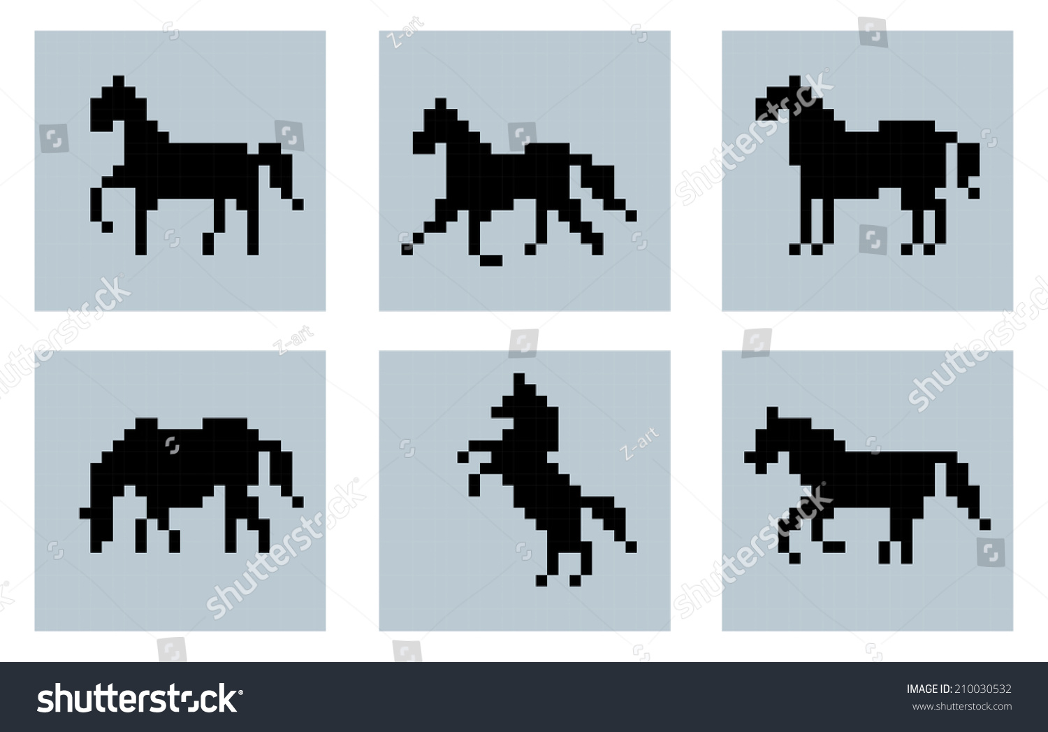 2.019 Pixel horse Bilder, Stockfotos und Vektorgrafiken | Shutterstock