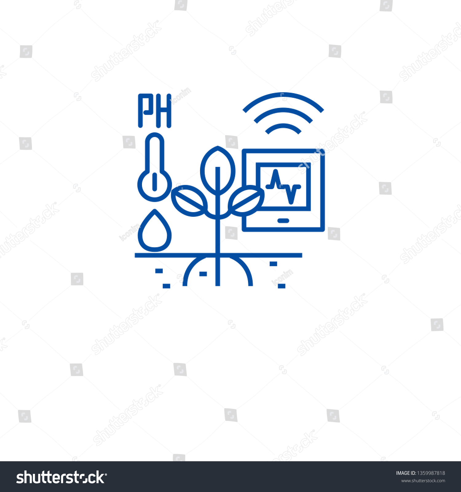 Horticulture Automation Line Icon Concept Horticulture Stock Vector ... Horticulture Automation Line Icon Concept Horticulture Stock Vector ...