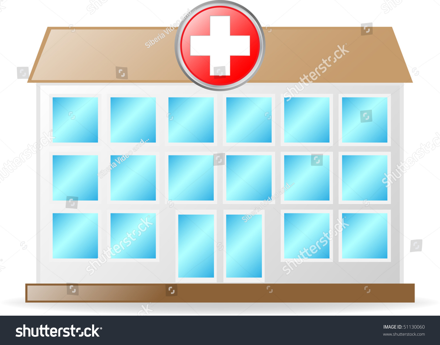 Hospital Stock Vector (Royalty Free) 51130060 | Shutterstock