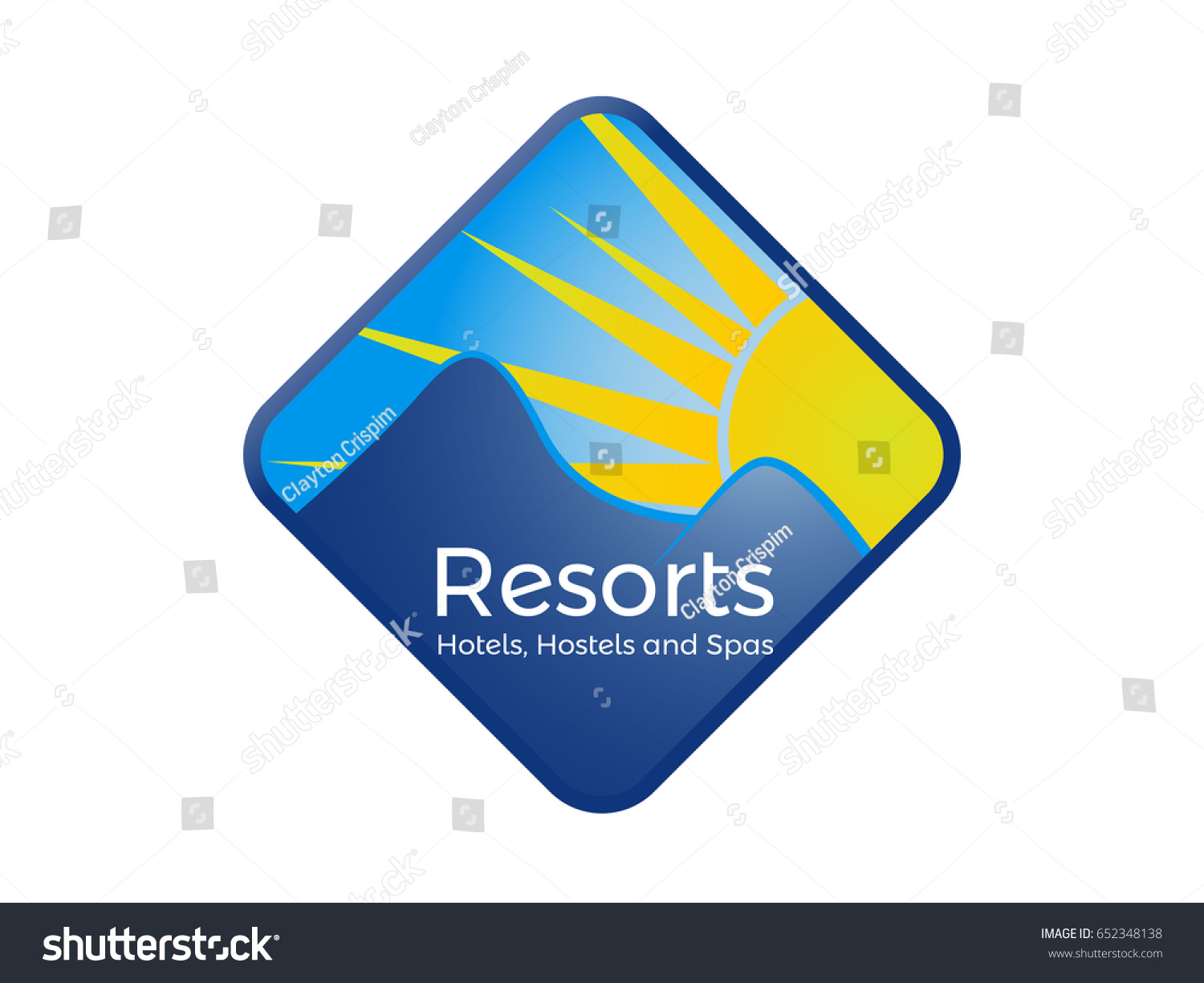 Hospitality Logo Vector Stock Vector (Royalty Free) 652348138 ...