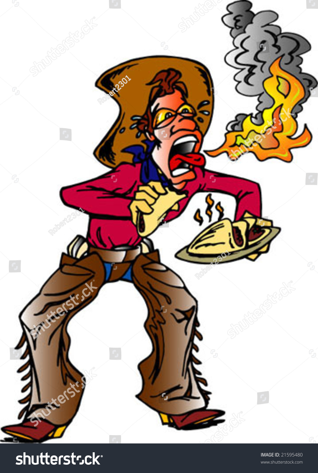 Hot Food Stock Vector (Royalty Free) 21595480