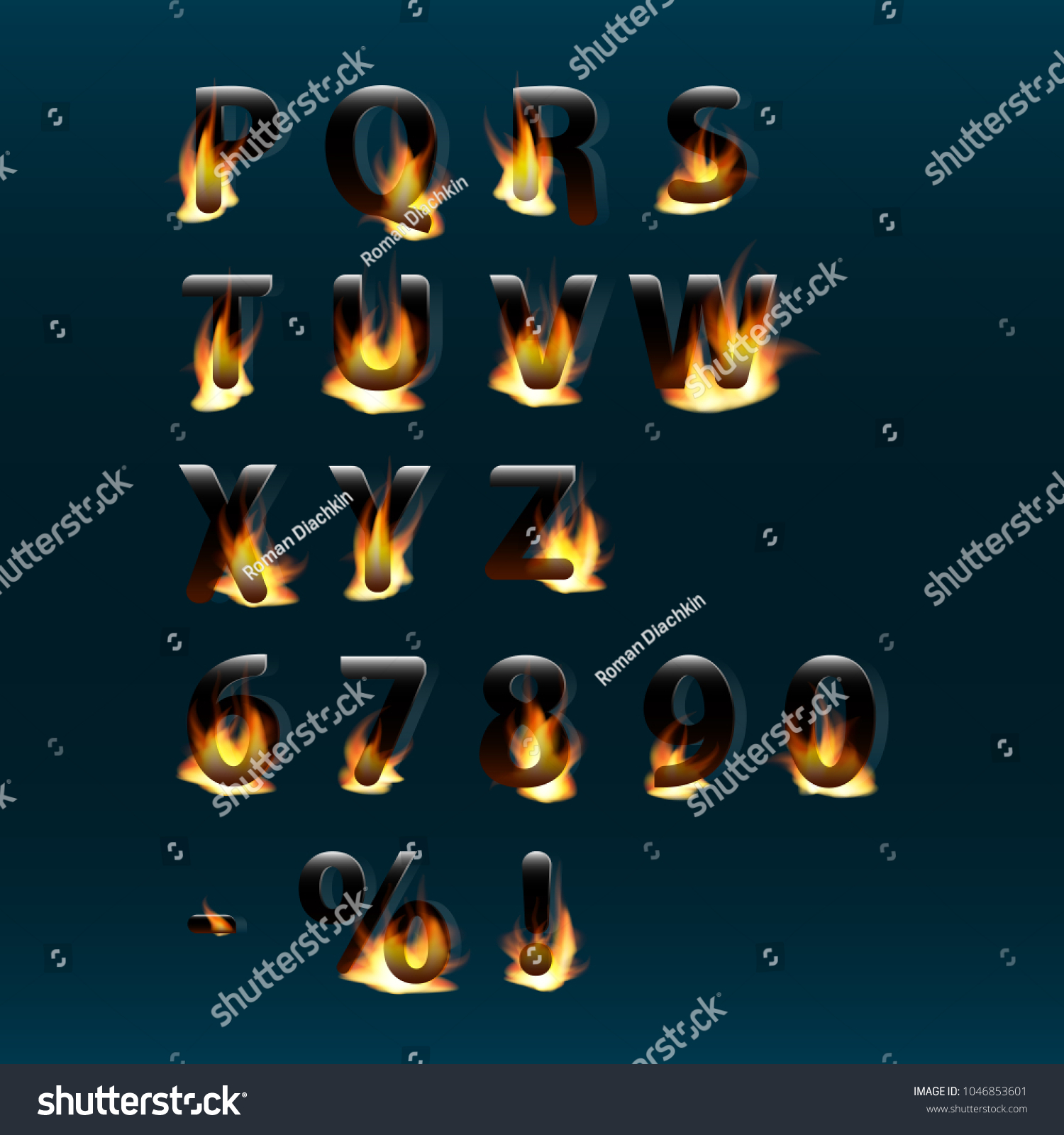 Hot Letters Numbers On Fire Alphabetfire Stock Vector (Royalty Free ... Hot Letters Numbers On Fire Alphabetfire Stock Vector (Royalty Free ...