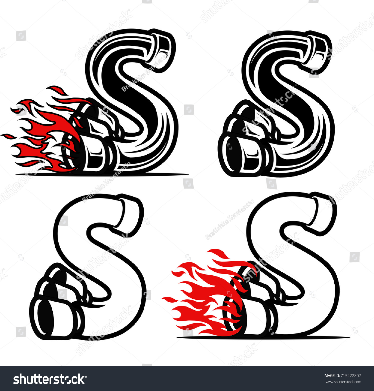 Hot Road Logo: vector de stock (libre de regalías) 715222807 | Shutterstock