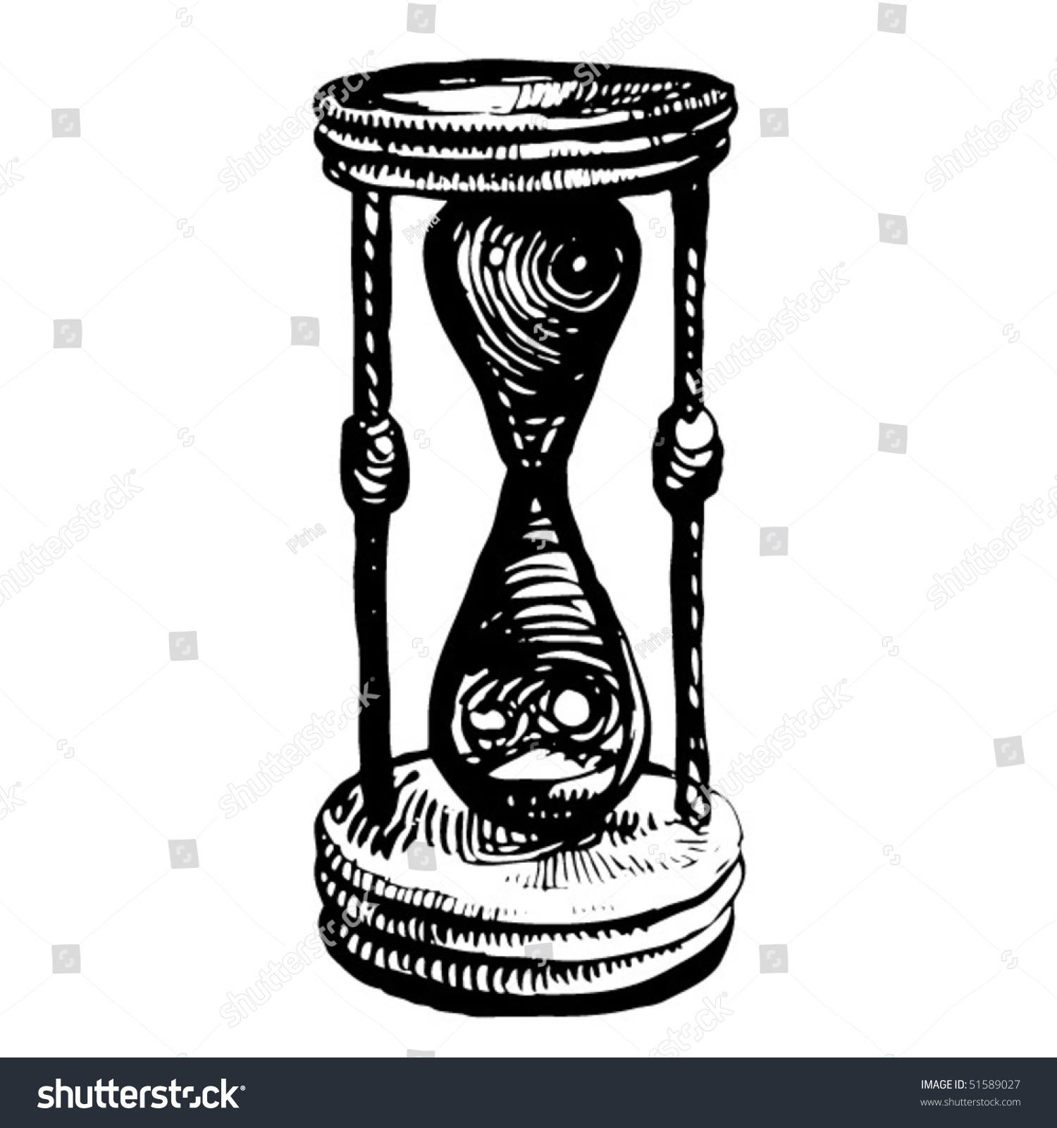 Hourglass Stock Vector (Royalty Free) 51589027 | Shutterstock