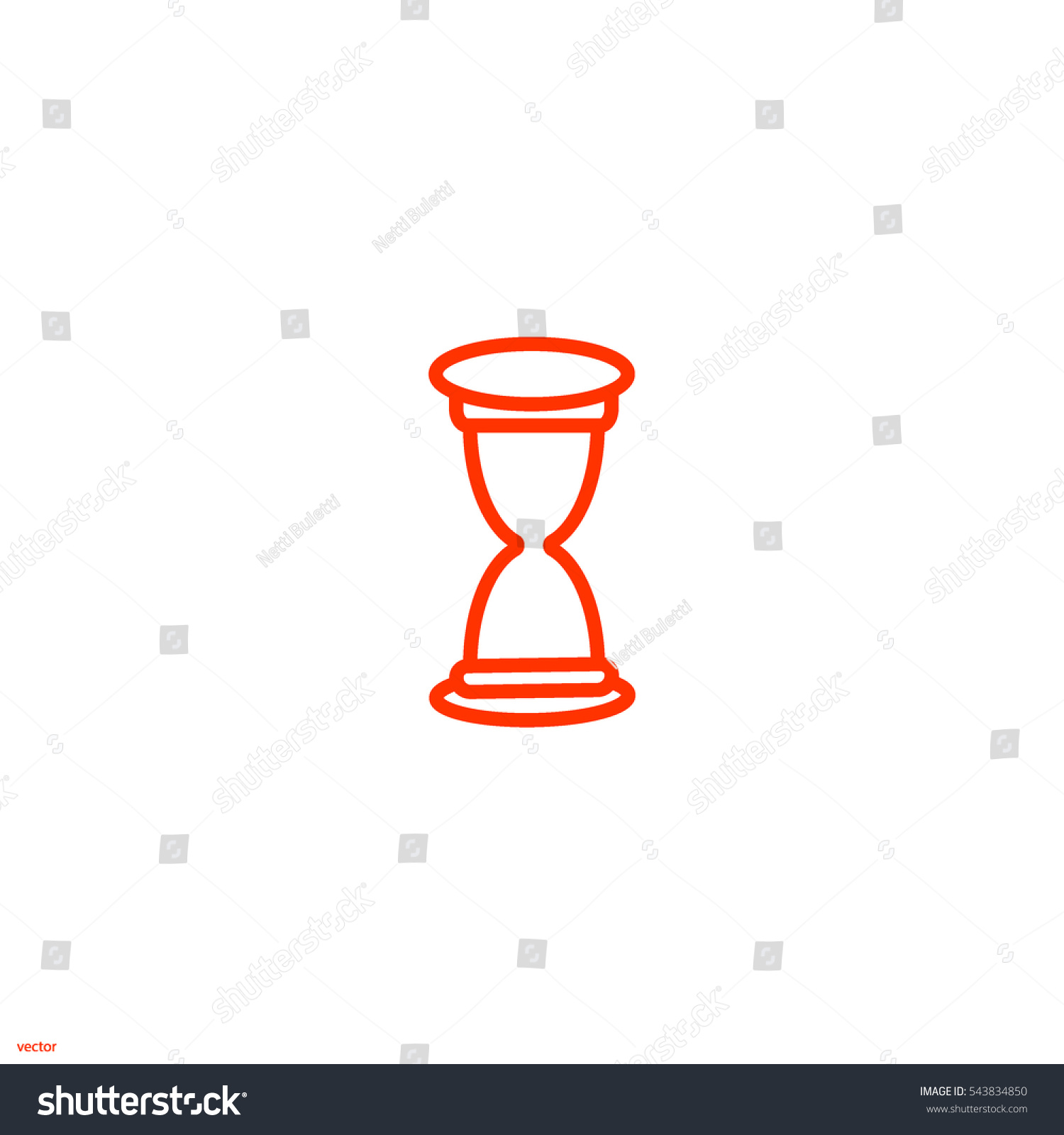 Hourglass Stock Vector (Royalty Free) 543834850 | Shutterstock