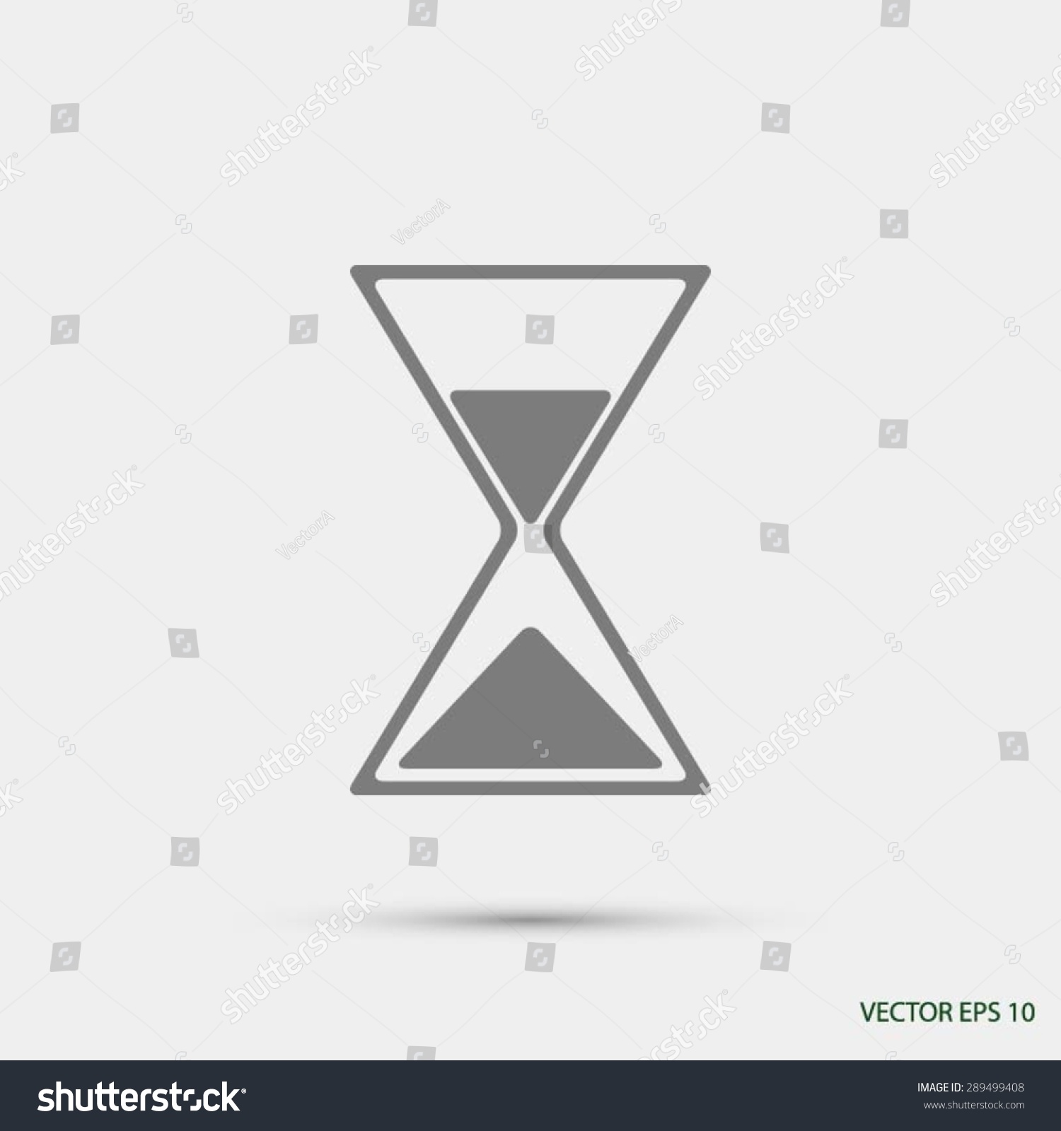 Hourglass Icon Stock Vector (Royalty Free) 289499408 | Shutterstock