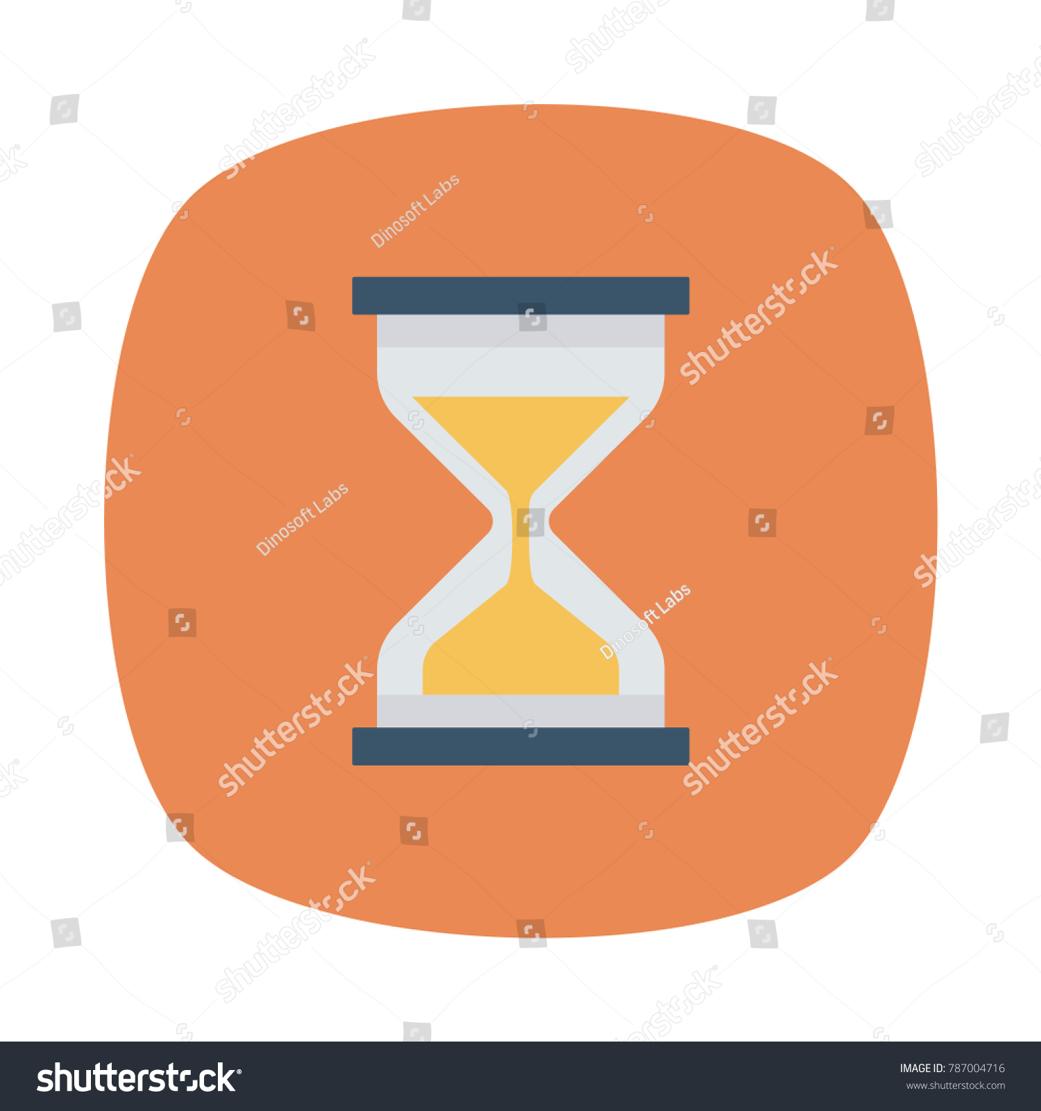 Hourglass Timer Stopwatch Stock Vector (Royalty Free) 787004716 ...