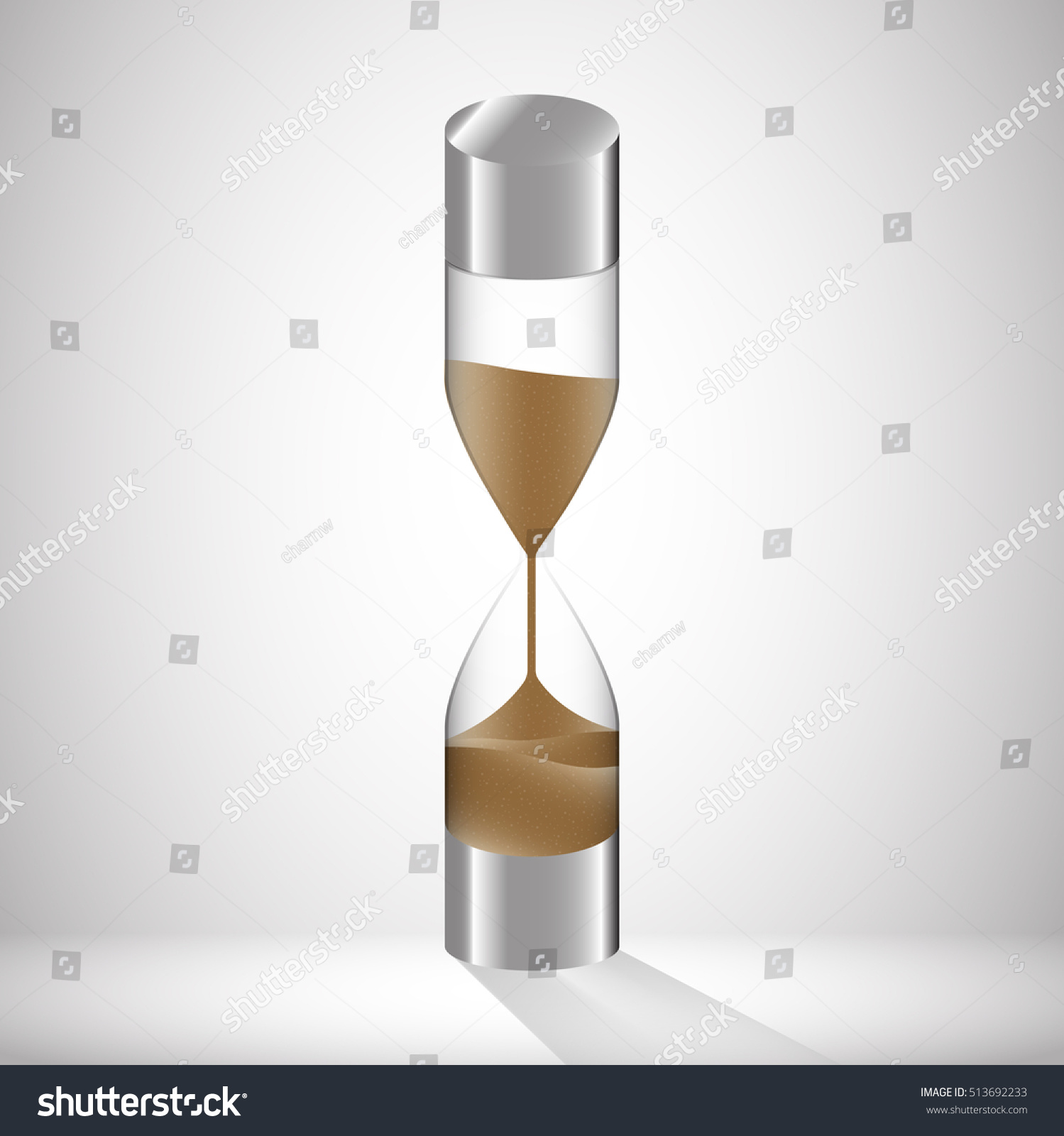 Hourglass Vector Drawing By Hand Vector Stock Vector (Royalty Free ...