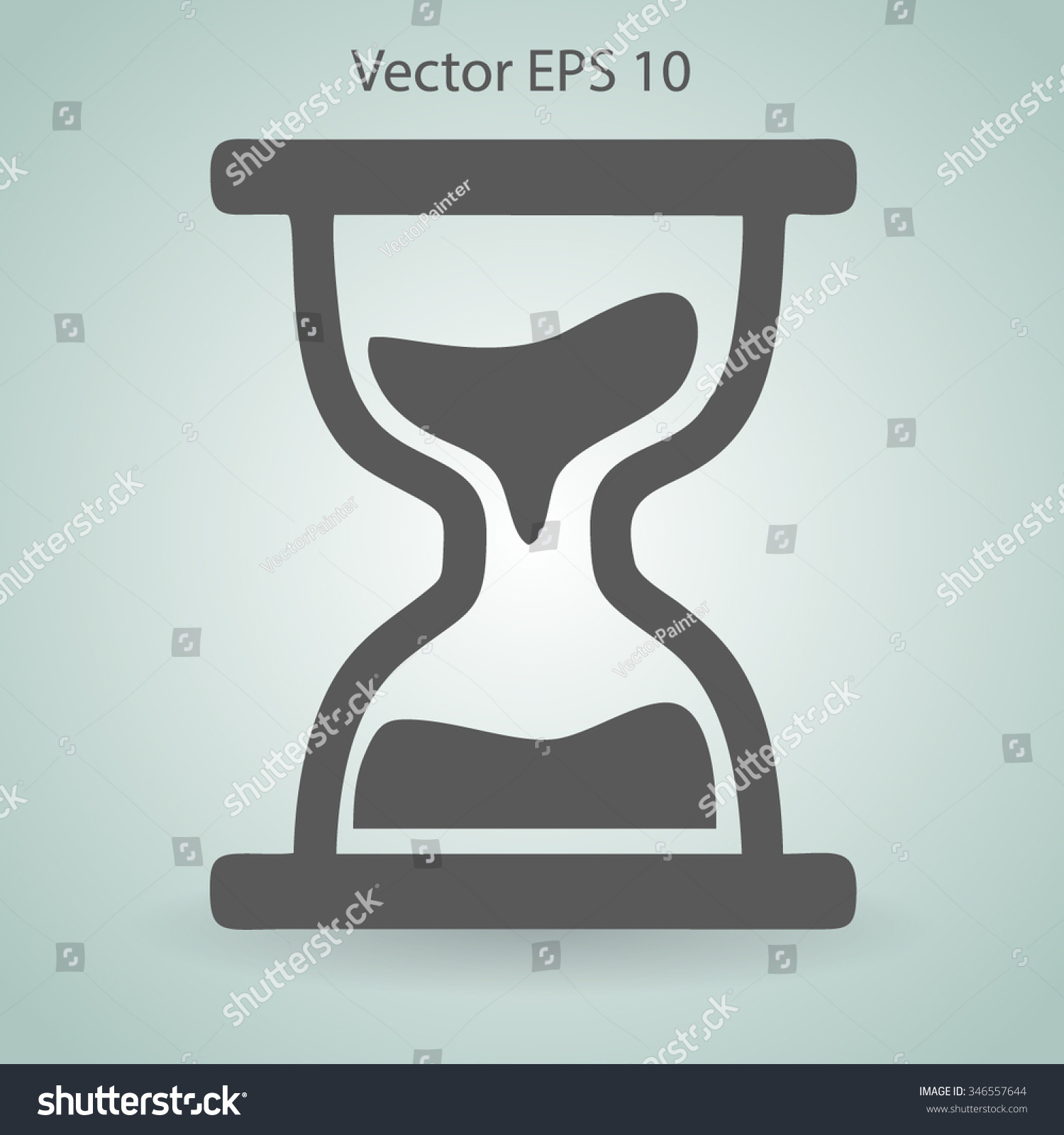 Hourglass Vector Illustration Stock Vector (Royalty Free) 346557644 ...