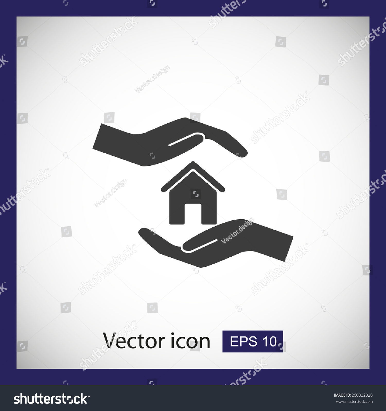 House Hands Stock Vector (Royalty Free) 260832020 | Shutterstock
