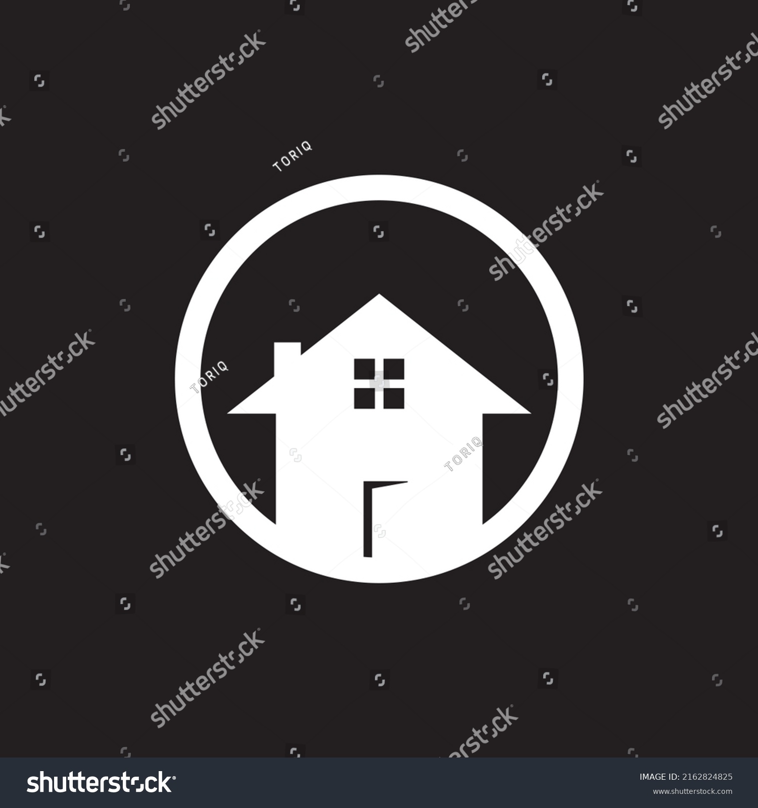 House Circle Logo Vector Images Stock Vector (Royalty Free) 2162824825 ...
