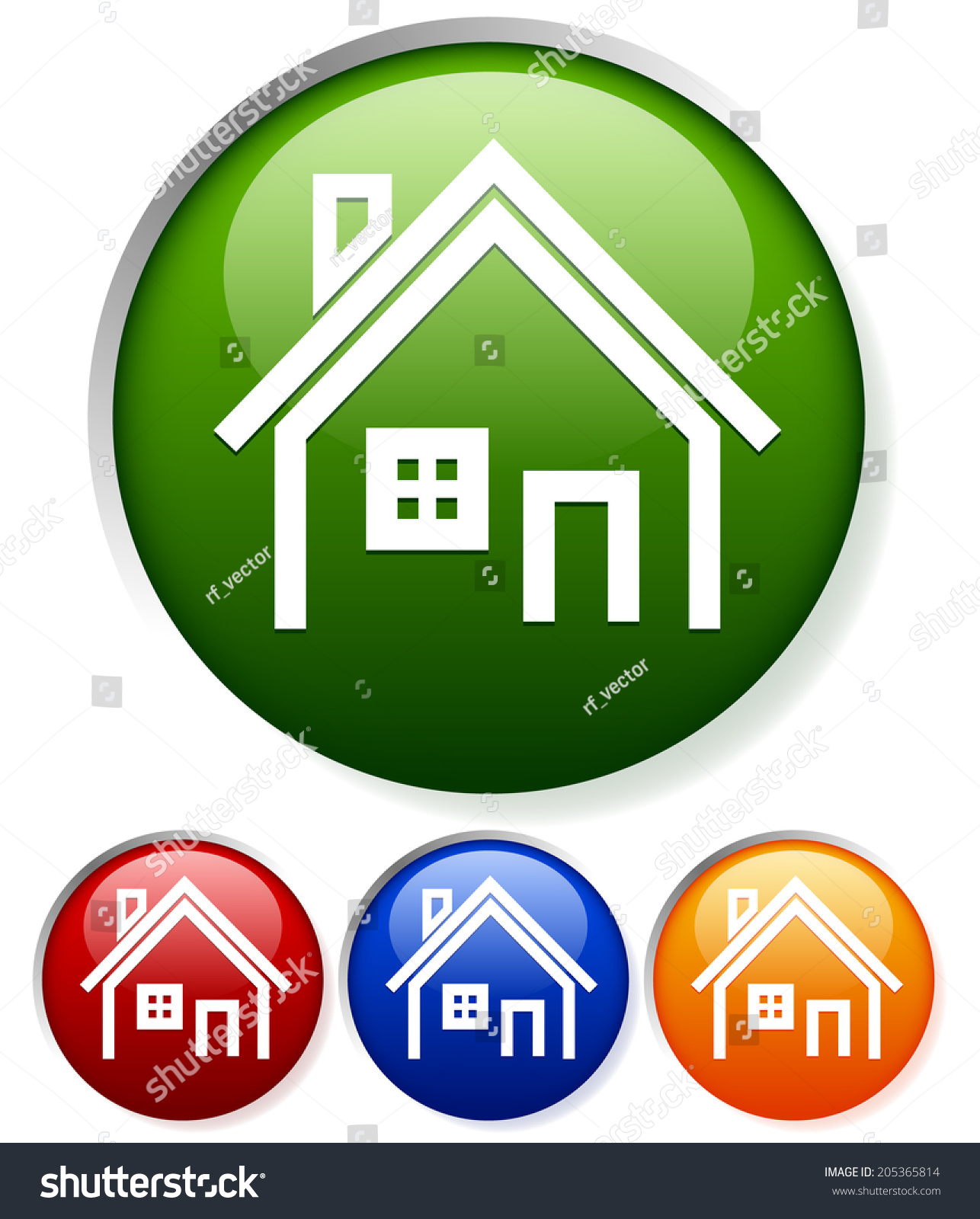 House Graphics Vector Stock Vector (Royalty Free) 205365814 | Shutterstock