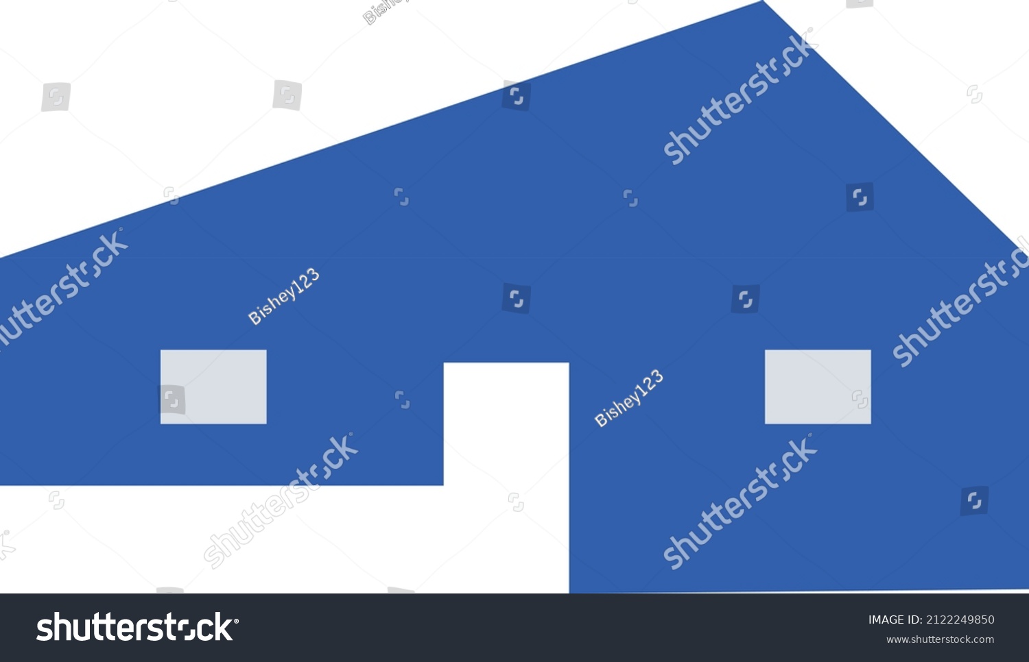 House Home Building Compartment Vector Image Stock Vector (Royalty Free ...