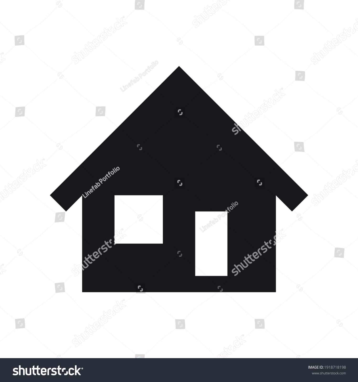 House Icon Graphic Design Projects Stock Vector (Royalty Free ...
