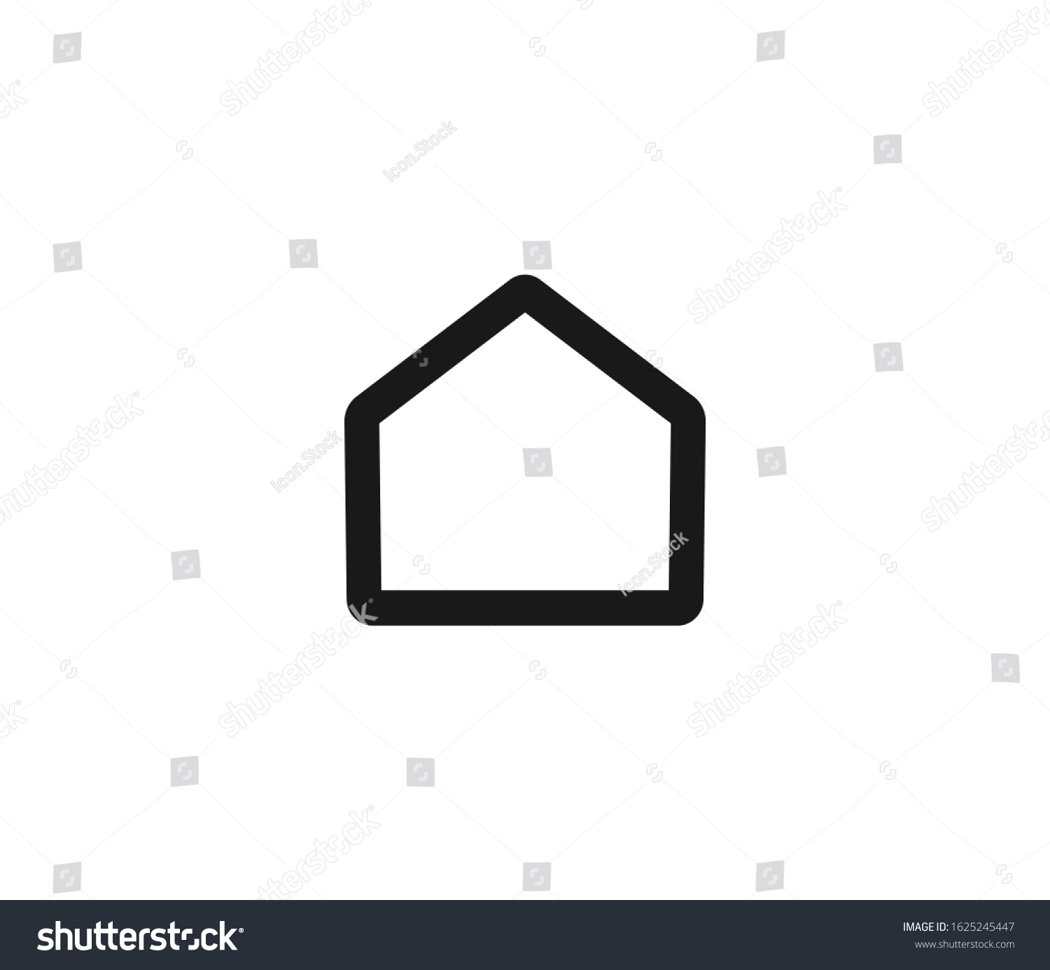 House Icon Symbol Eps 10 Vector Stock Vector (Royalty Free) 1625245447 ...