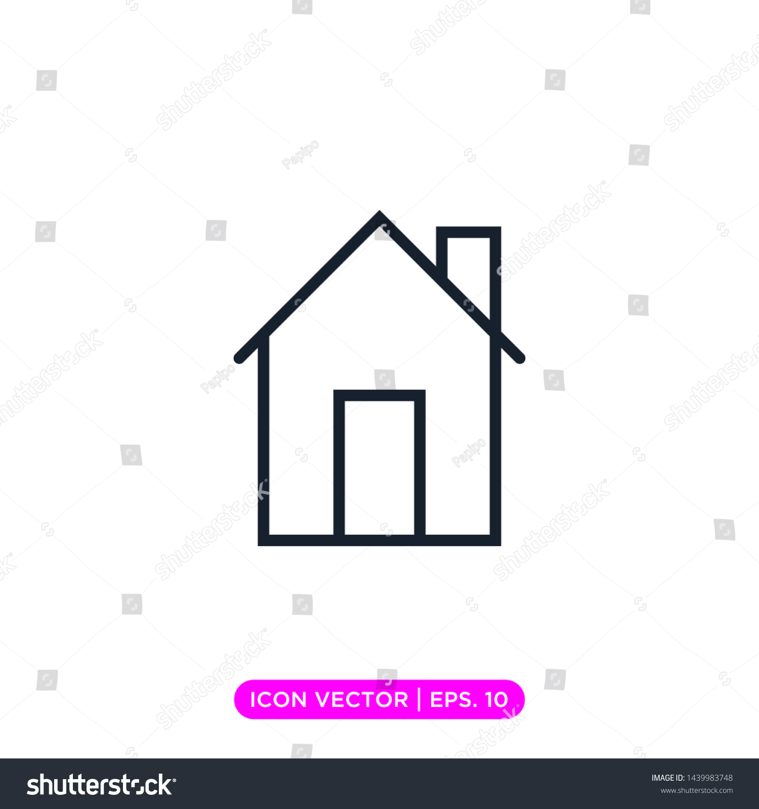 House Icon Vector Design Template Stock Vector (Royalty Free ...