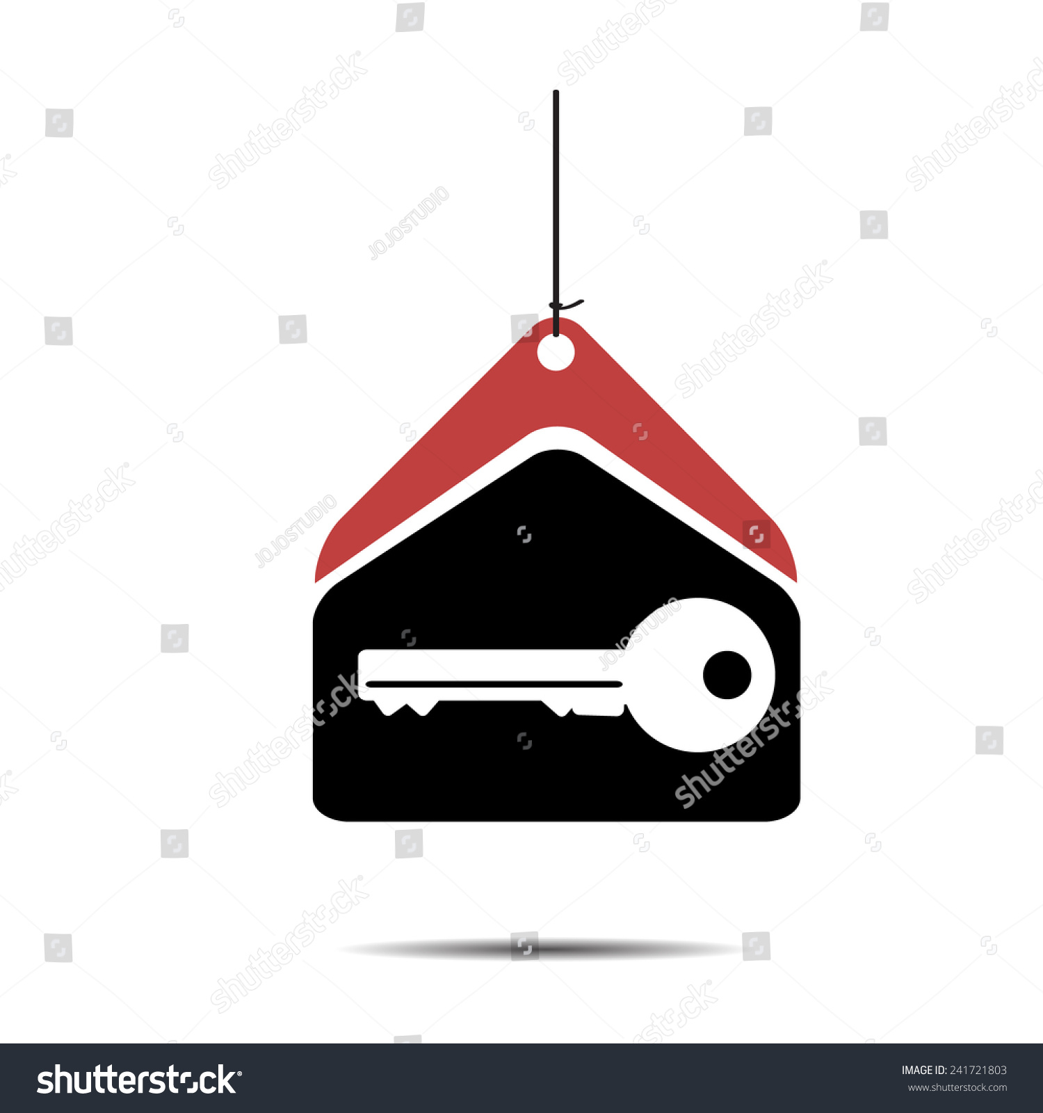 House Key Logo Design Stock Vector (Royalty Free) 241721803 | Shutterstock