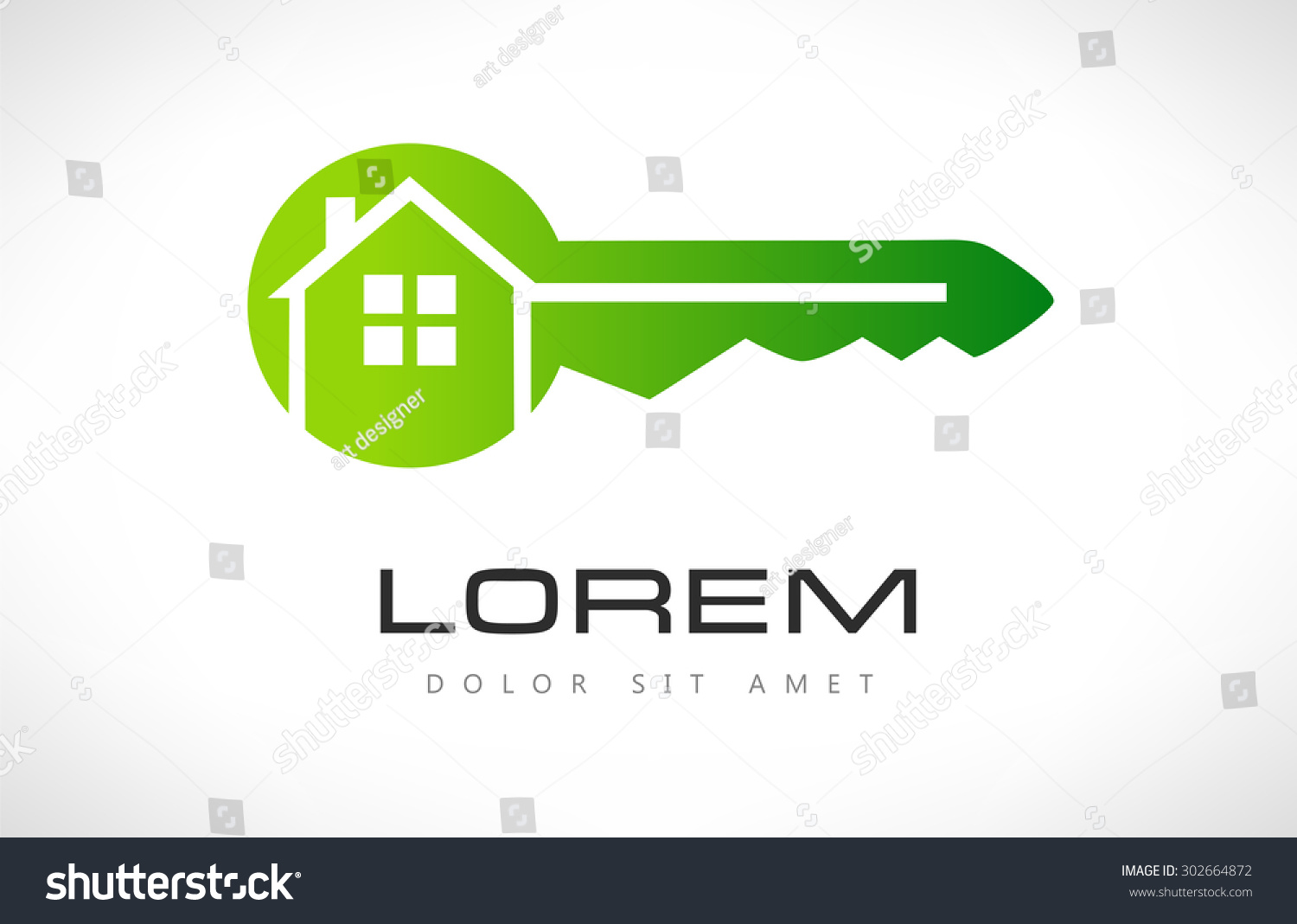 House Key Symbol Stock Vector 302664872 - Shutterstock