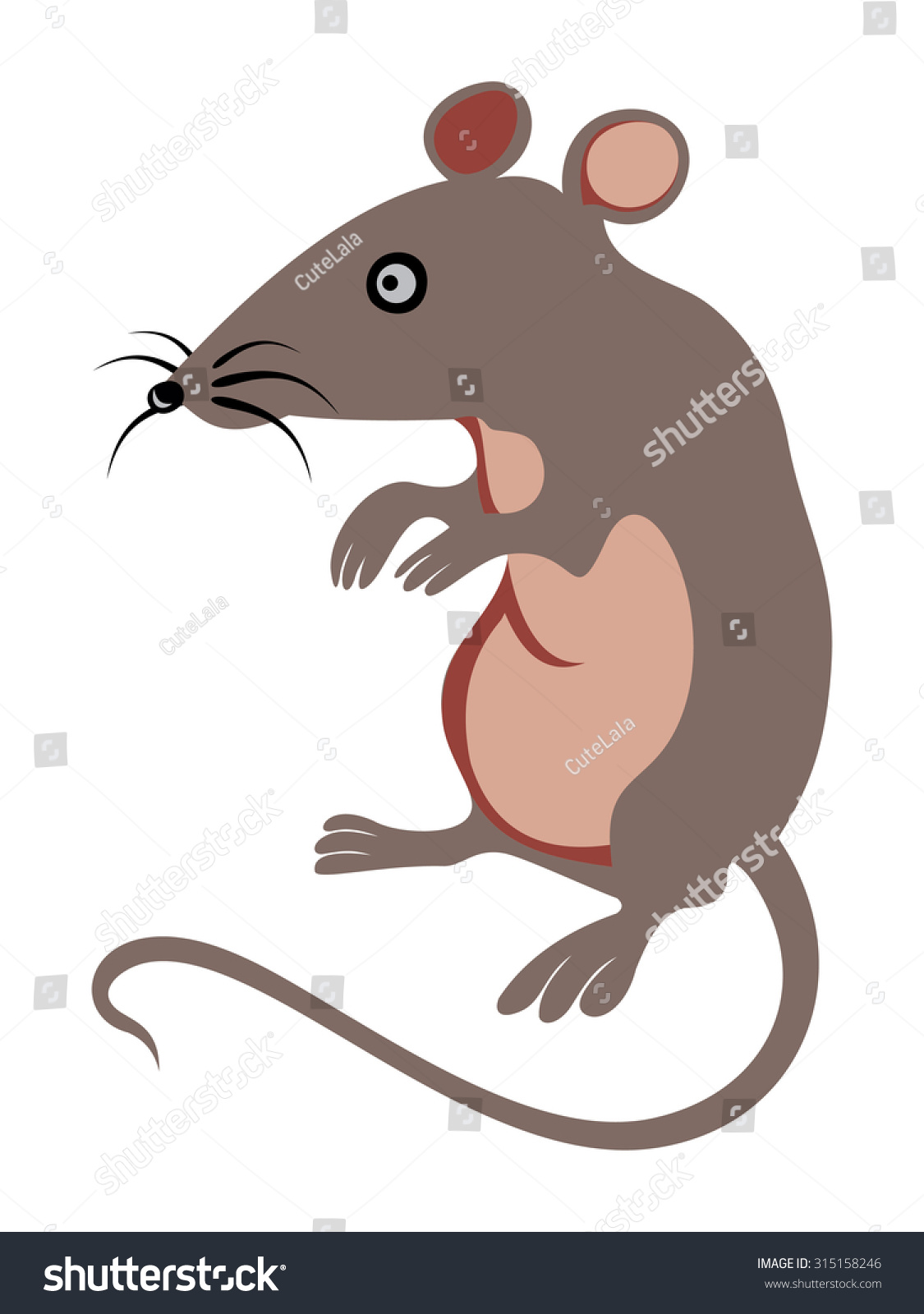 House Mouse Cartoon Stock Vector (Royalty Free) 315158246