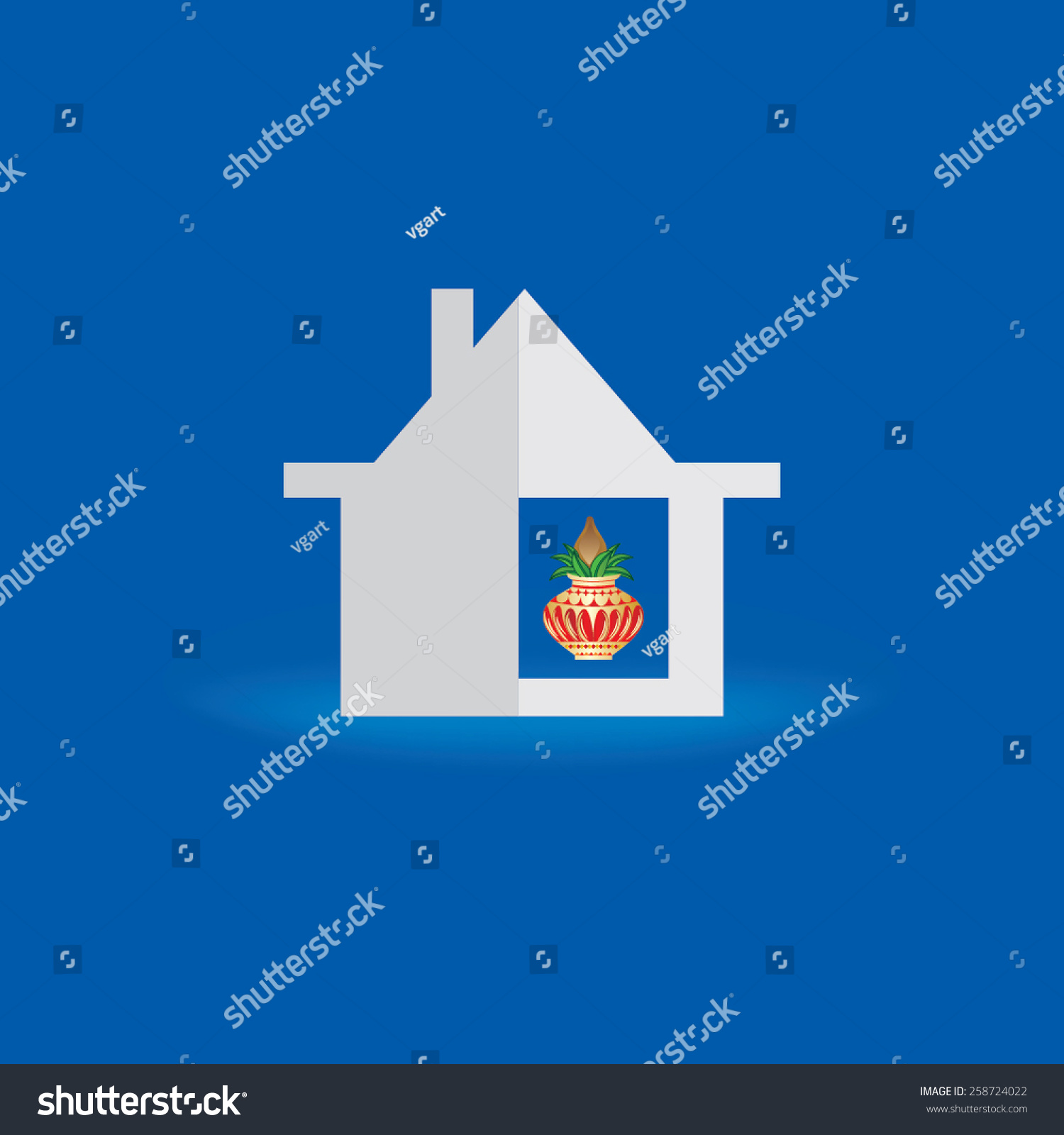Housewarming Concept Vector Illustration Stock Vector (Royalty Free ...