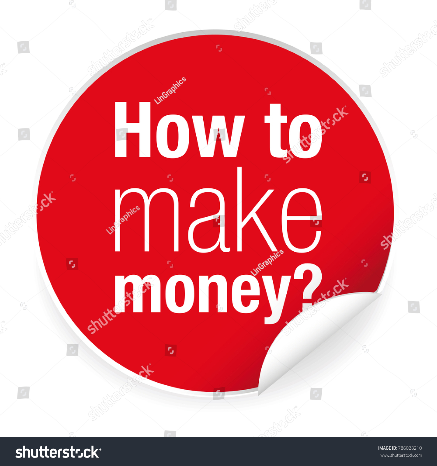 How Tomake Money Label Stock Vector (Royalty Free) 786028210 | Shutterstock
