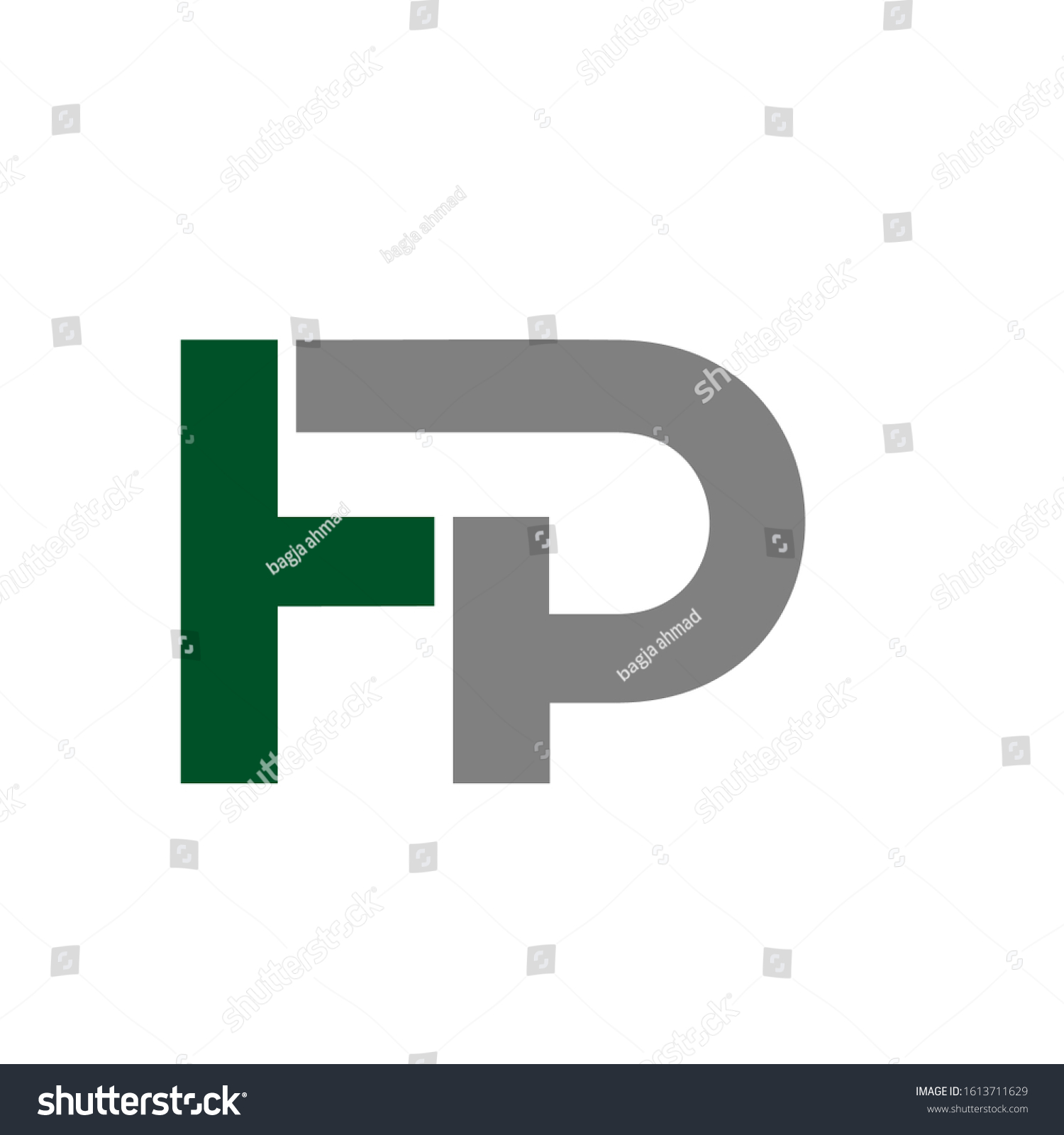 Hp Logo Design Simple Modern Template Stock Vector (Royalty Free ...