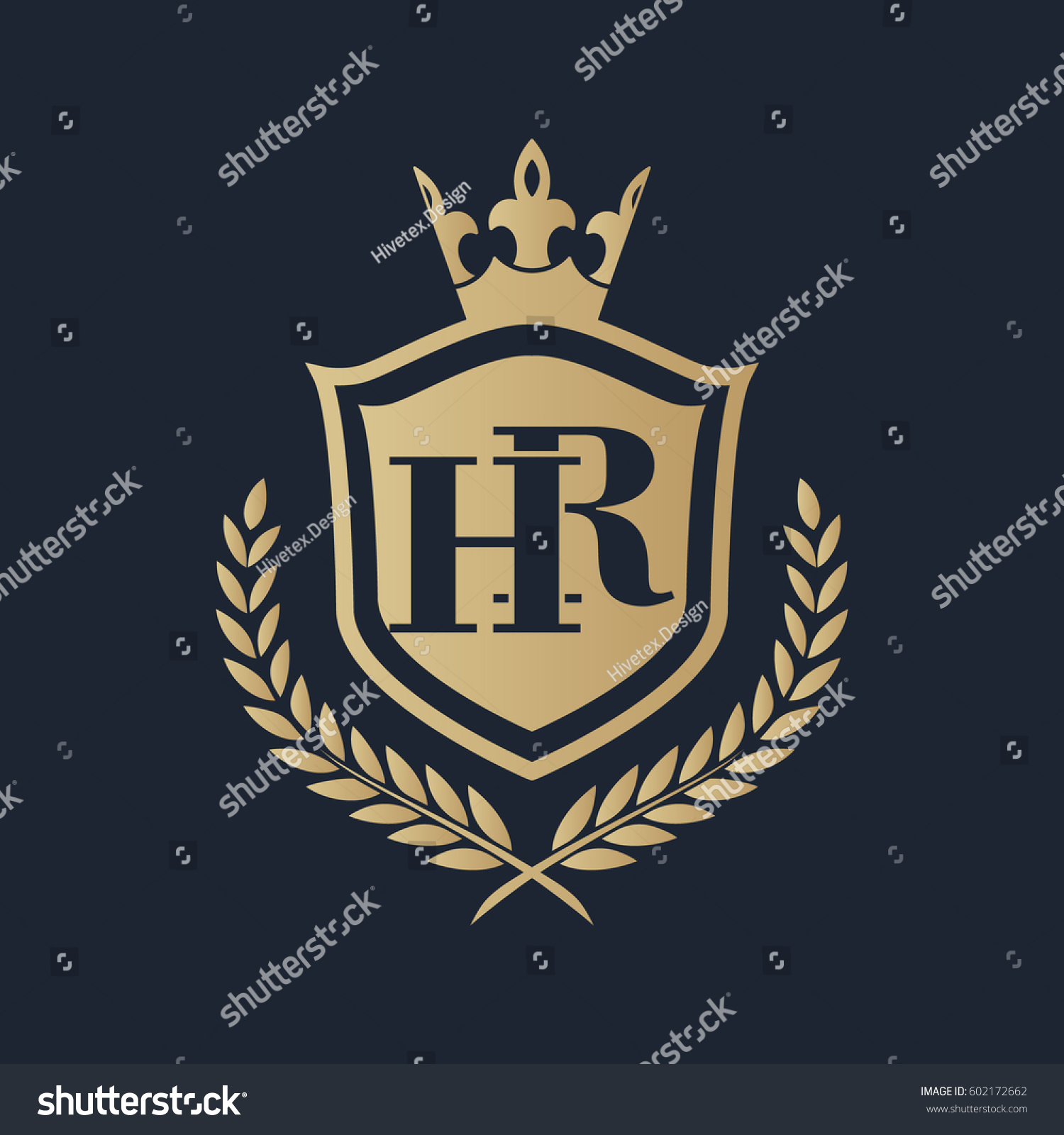 Hr Logo 스톡 벡터(로열티 프리) 602172662 | Shutterstock