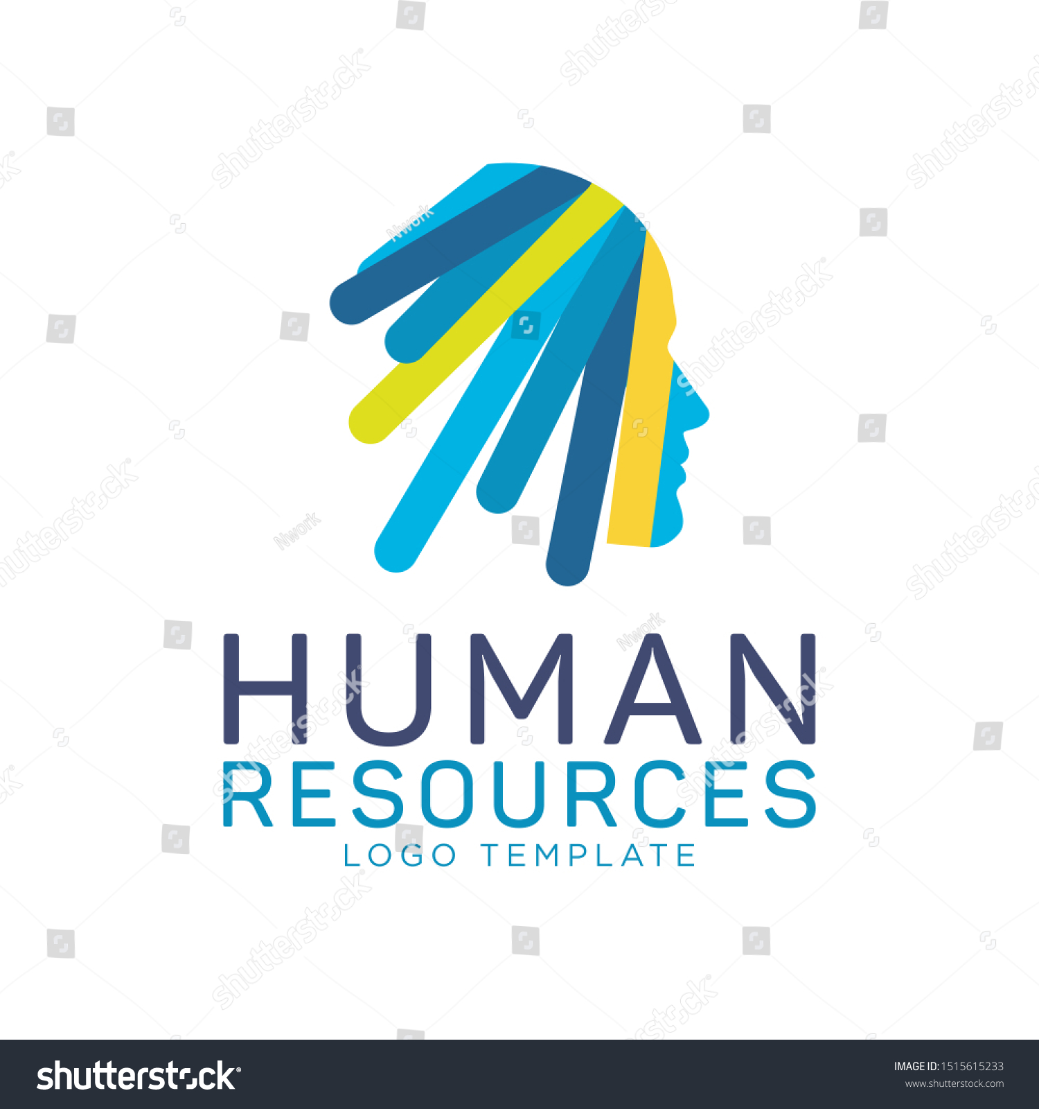 Hr Logo Vector Human Resources Logo Stock Vector (Royalty Free ...