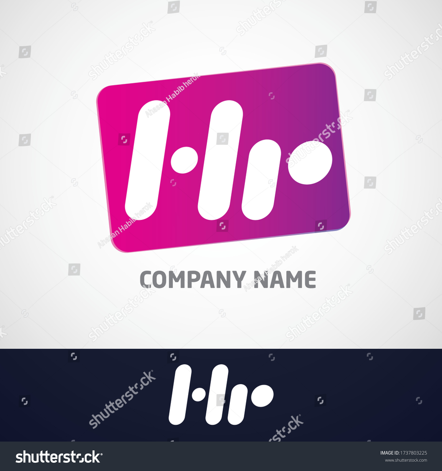 Hr Management Logo Vector Icon Stock Vector (Royalty Free) 1737803225 ...
