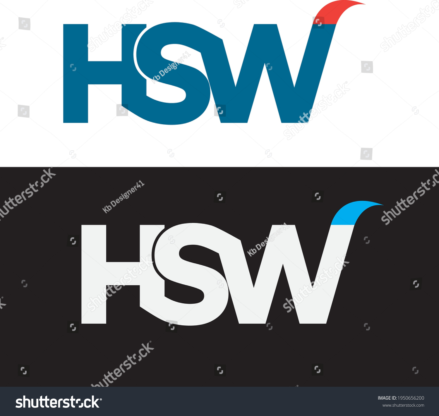 Hsg Creative Minimalistinitinal Letter Logo Stock Vector (Royalty Free ...