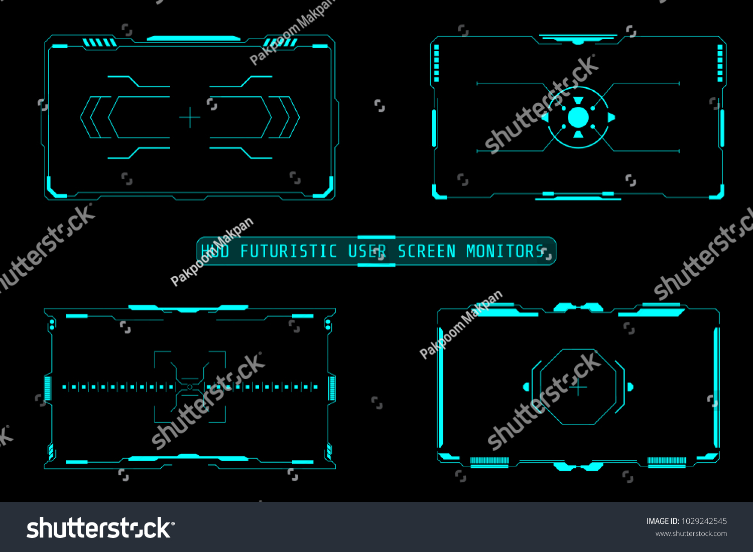Futuristic vectors hud Stock Illustrations, Images & Vectors | Shutterstock