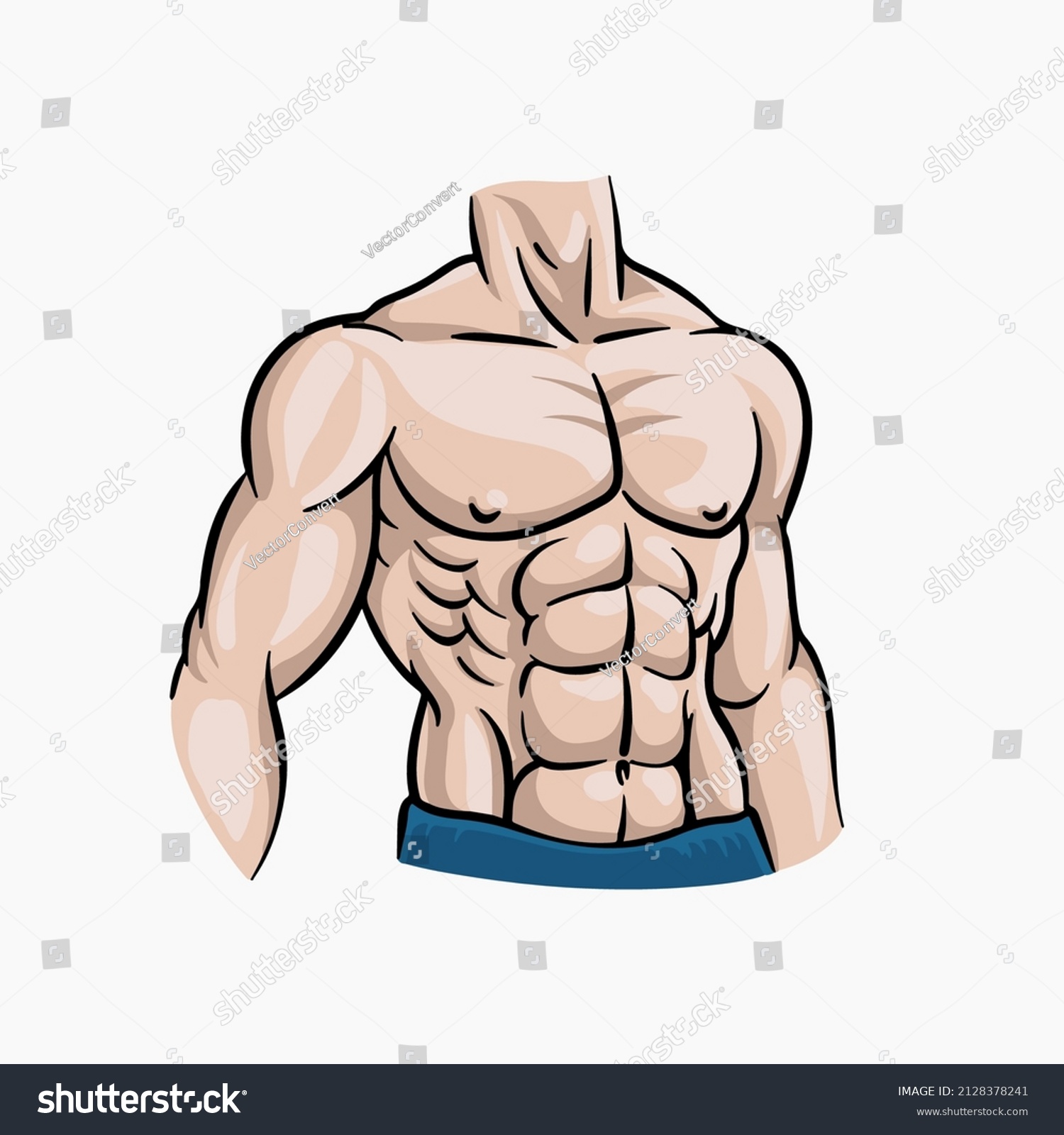 Human Abs Vector Cartoon Illustration Clipart Stock Vector (Royalty ... Human Abs Vector Cartoon Illustration Clipart Stock Vector (Royalty ...