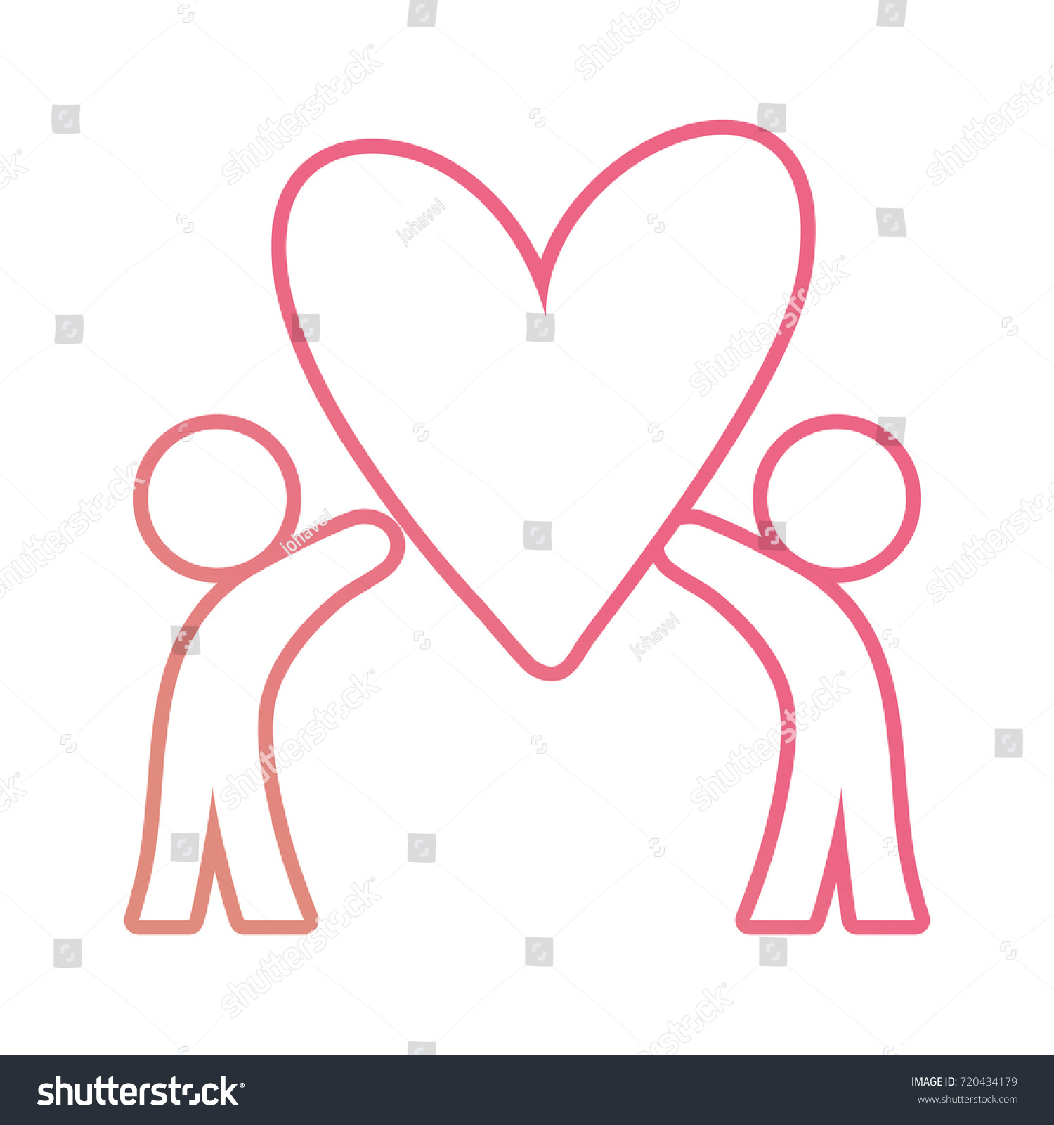 Human Abstract Figure Design Stock Vector (Royalty Free) 720434179 ...