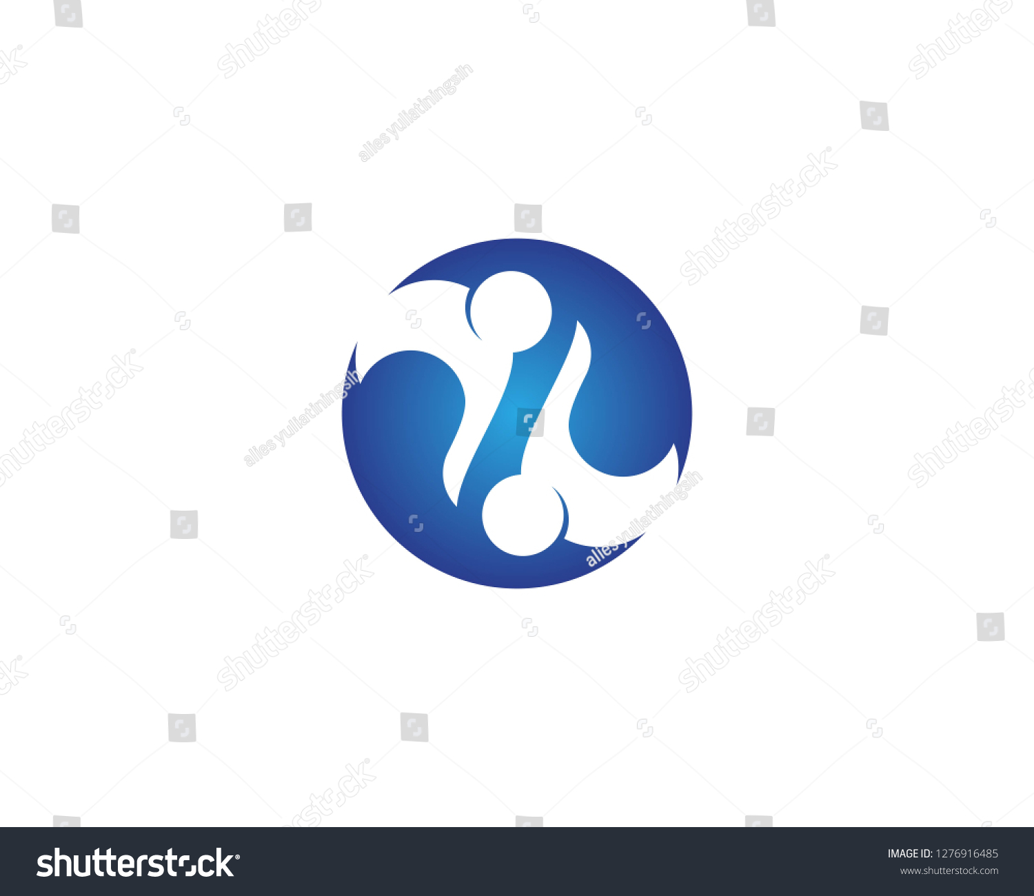 Human Adoption Logo Design Vector Illustration Stock Vector (Royalty ...