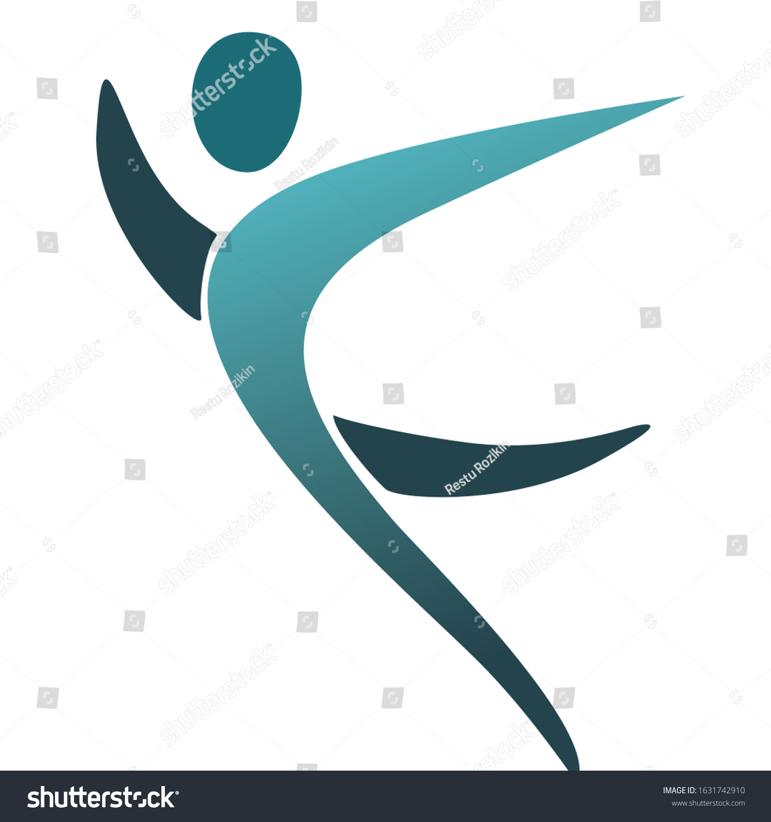 Human Body Image Logo Vector Ilustration Stock Vector (Royalty Free ...