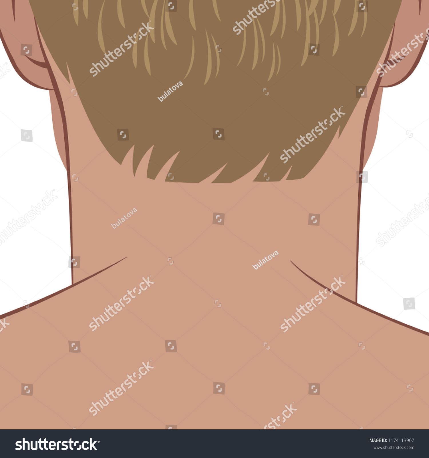 Human Body Part Neck Stock Vector (Royalty Free) 1174113907