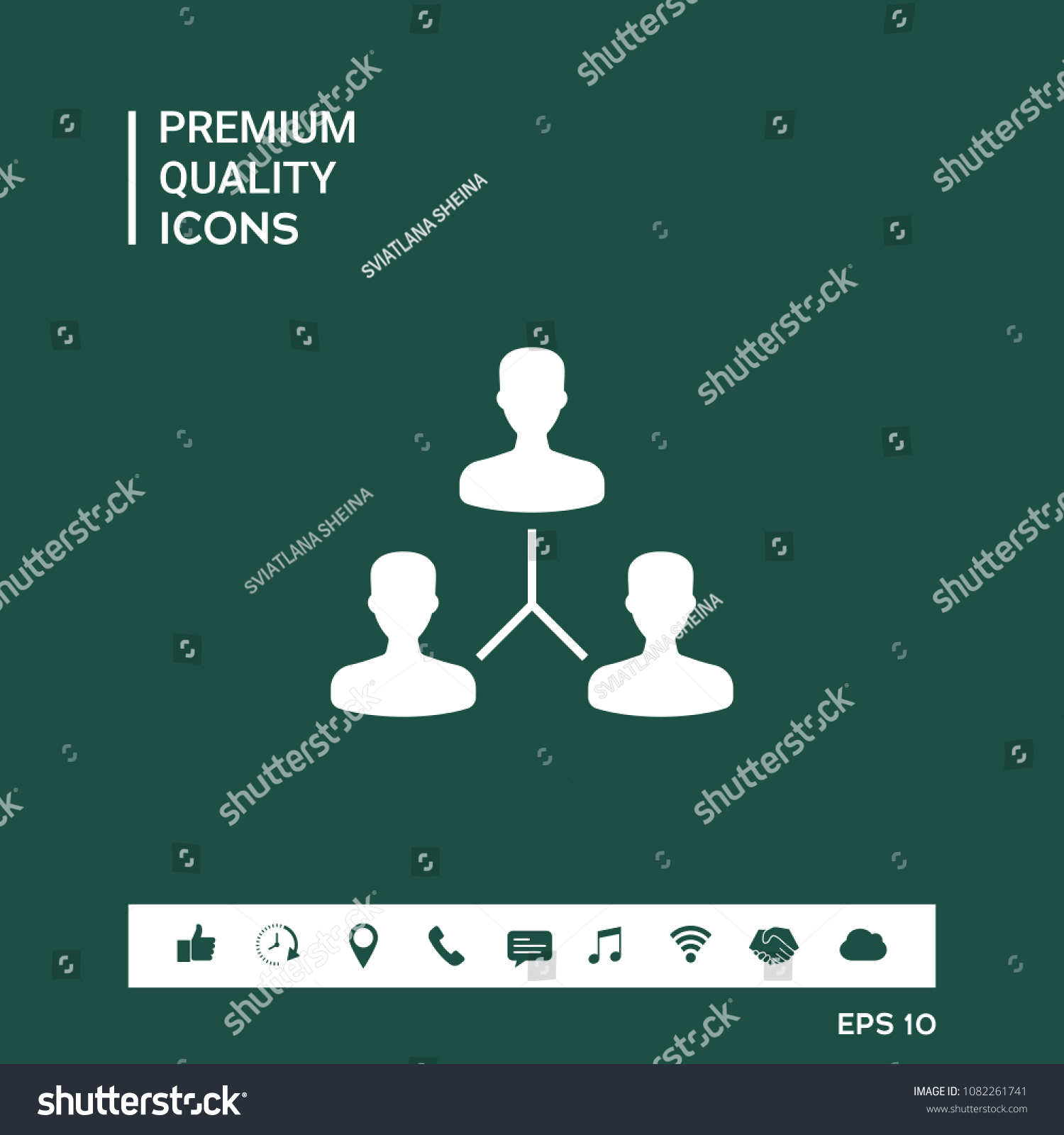Human Connection Symbol Stock Vector (Royalty Free) 1082261741 ...